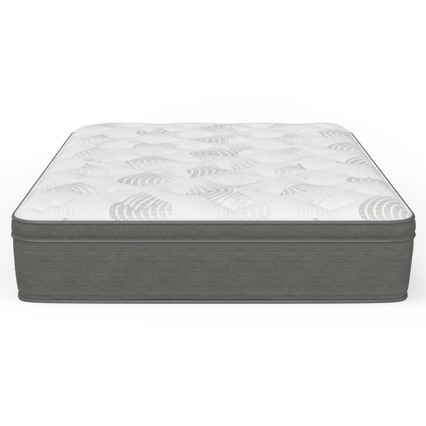 Wolf Mattress Twin Size 12" Hybrid Euro Top with Plush Convoluted Foam ...