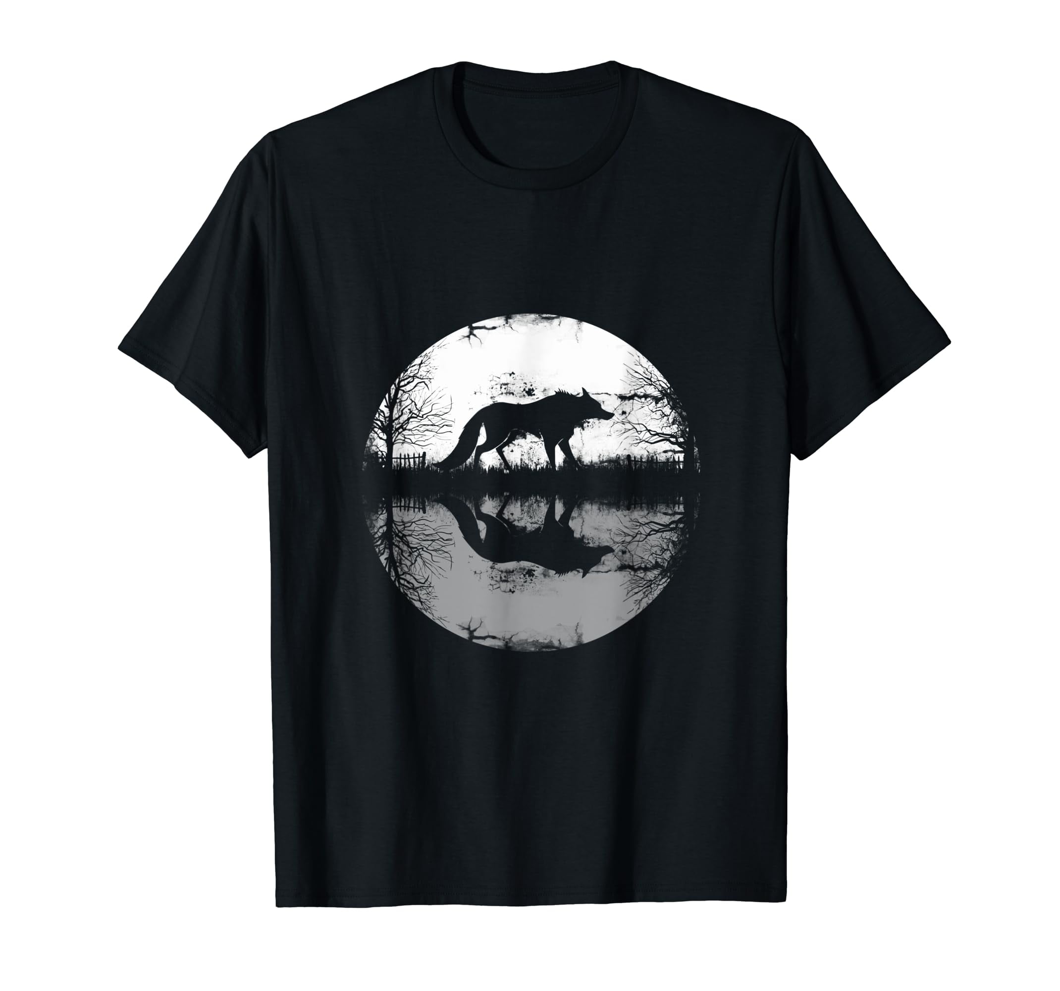 Wolf Moon T-Shirt - Walmart.com