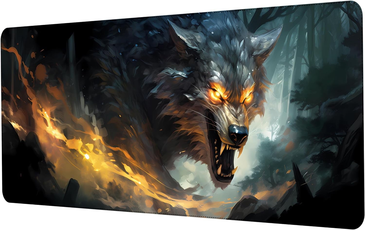 Wolf Mouse Pad for Desk, Large Mouse Pad, Gaming Cool Mouse Pad, Non ...