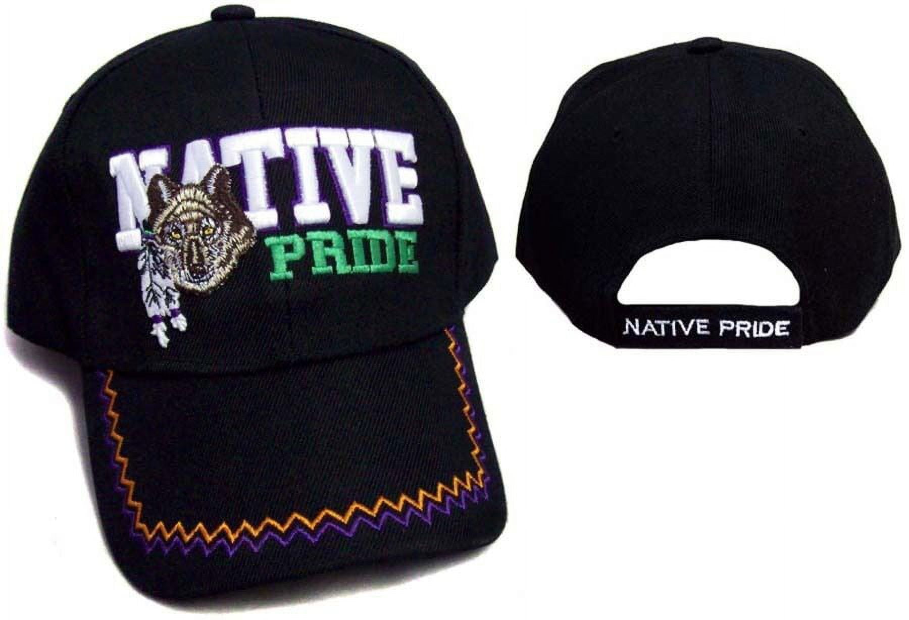 Wolf Native Pride Baseball Caps Hats Embroidered - Gifts (CapNp510 Z ...