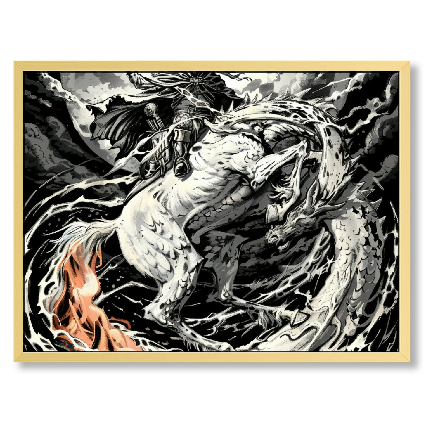 Wolf Norse Mythology Wall Poster Art - Walmart.com