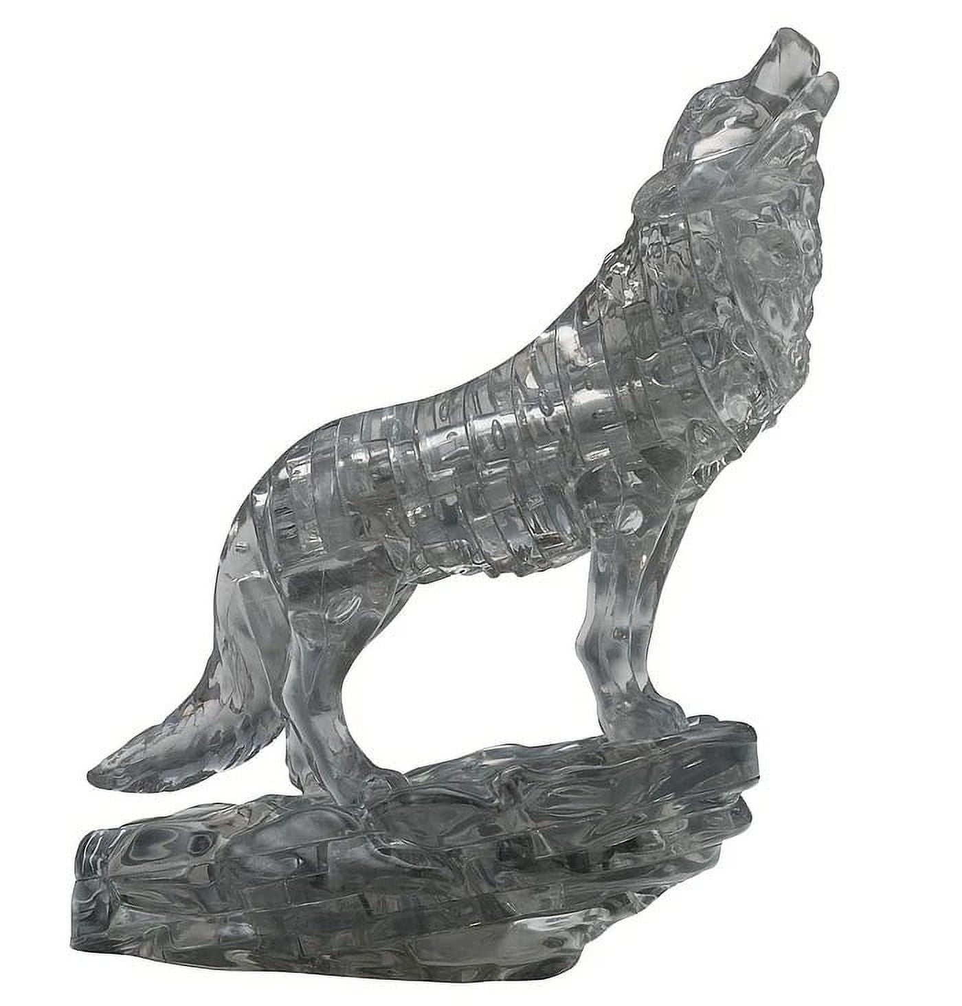 Wolf Original 3D Crystal Puzzle from BePuzzled, Ages 12 and Up ...
