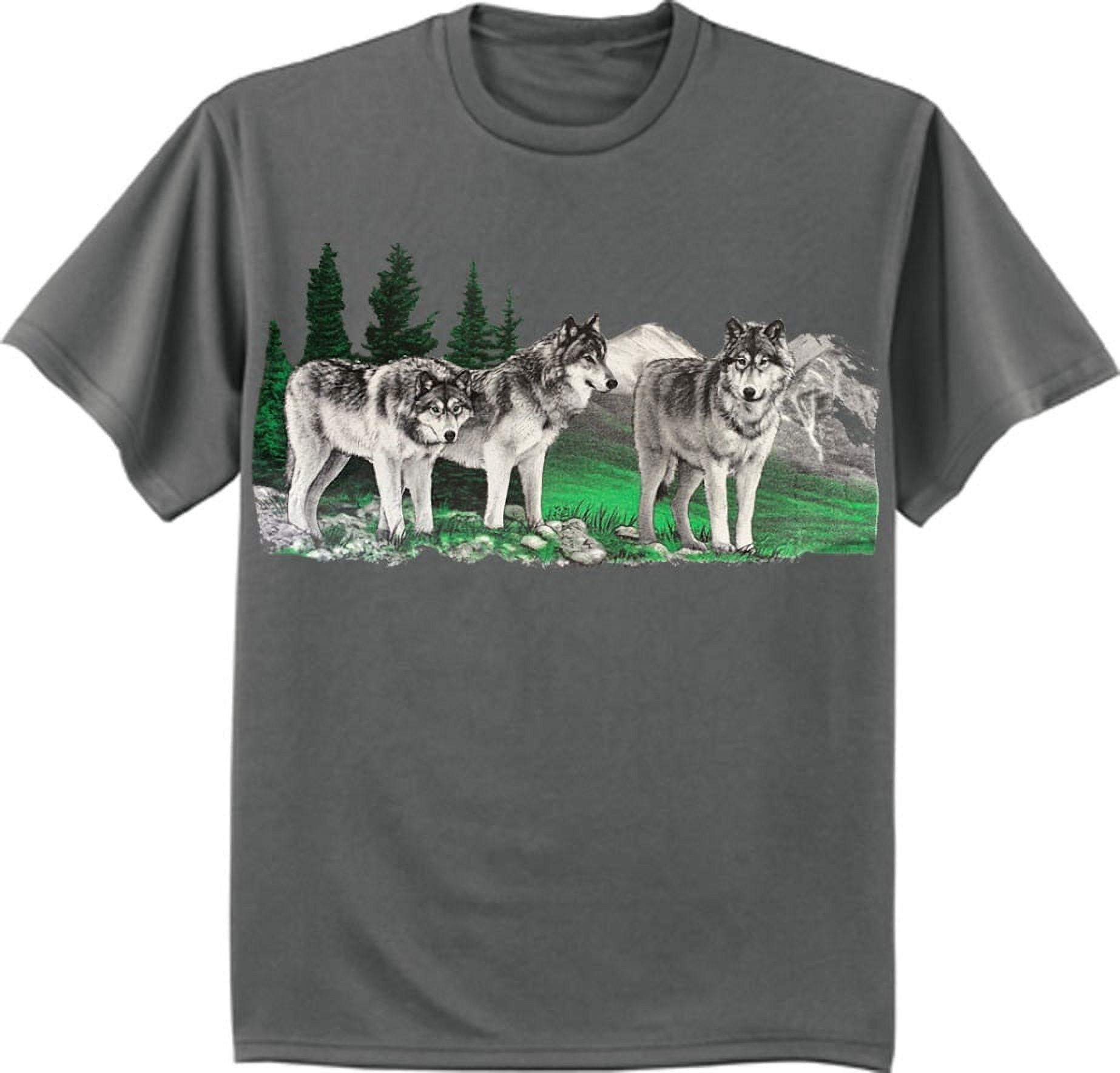 Wolf Pack Wolves Gifts T-shirt Mens Graphic Tee - Walmart.com