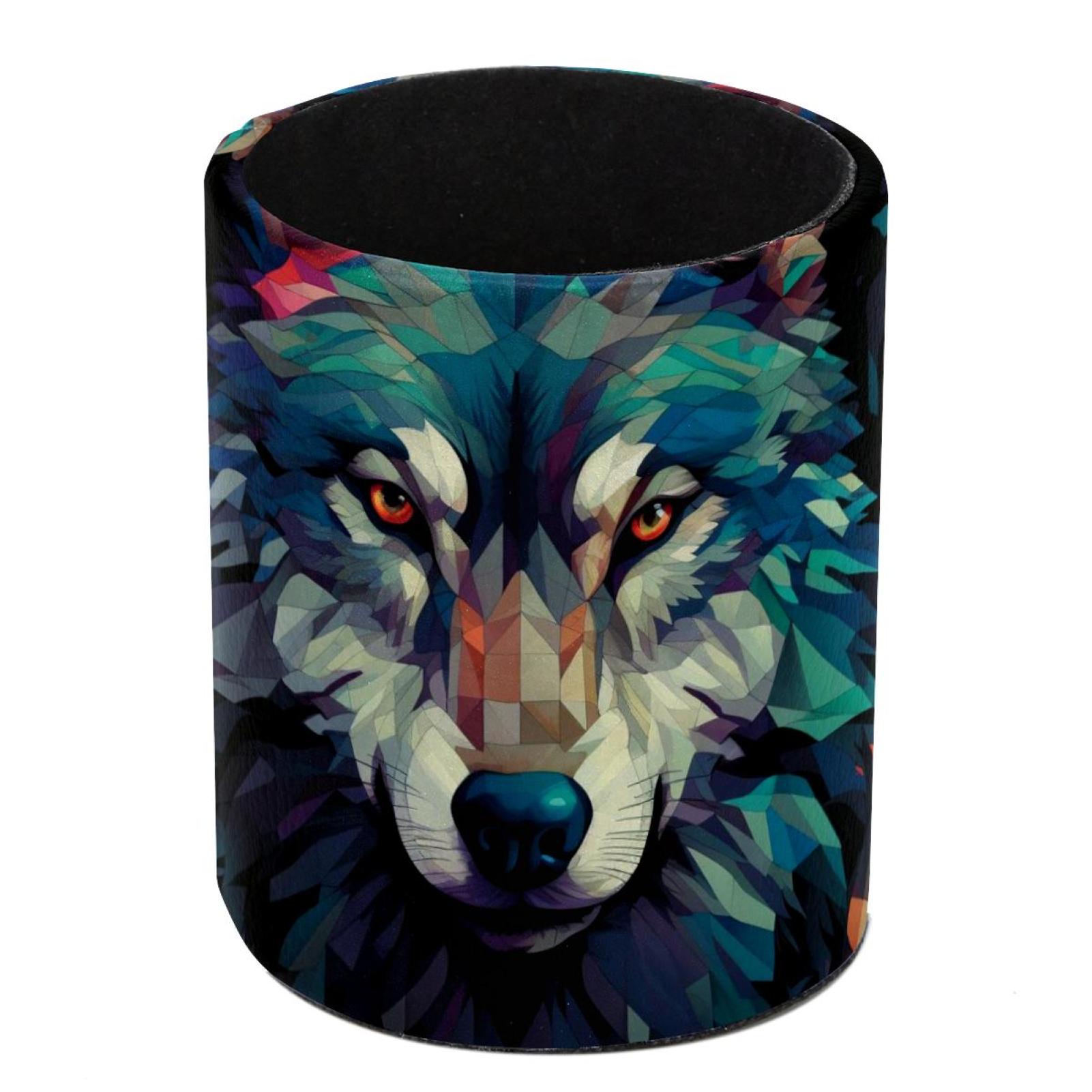 Wolf Pen Pencil Holder for Desk, Desk Pen Organizer Desktop Supplies ...