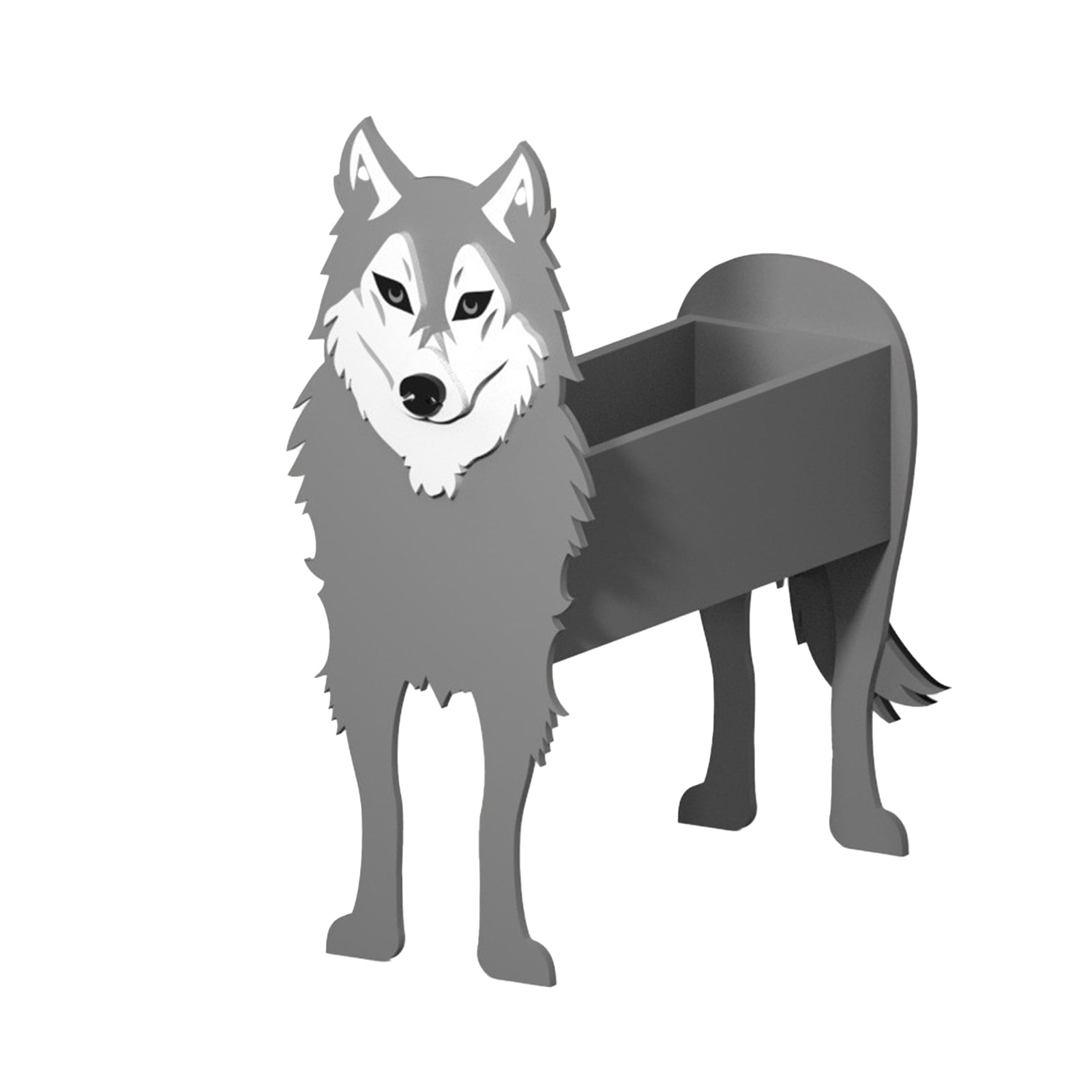 Wolf Planter Plant Pots, Animal Shaped Planter Pot, Premium Garden ...