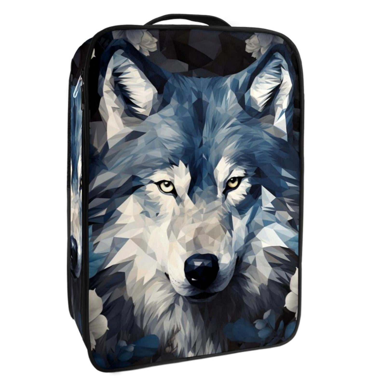 Wolf Polyester Shoe Box Organizer - 23x31cm/9x12in Closet Storage ...