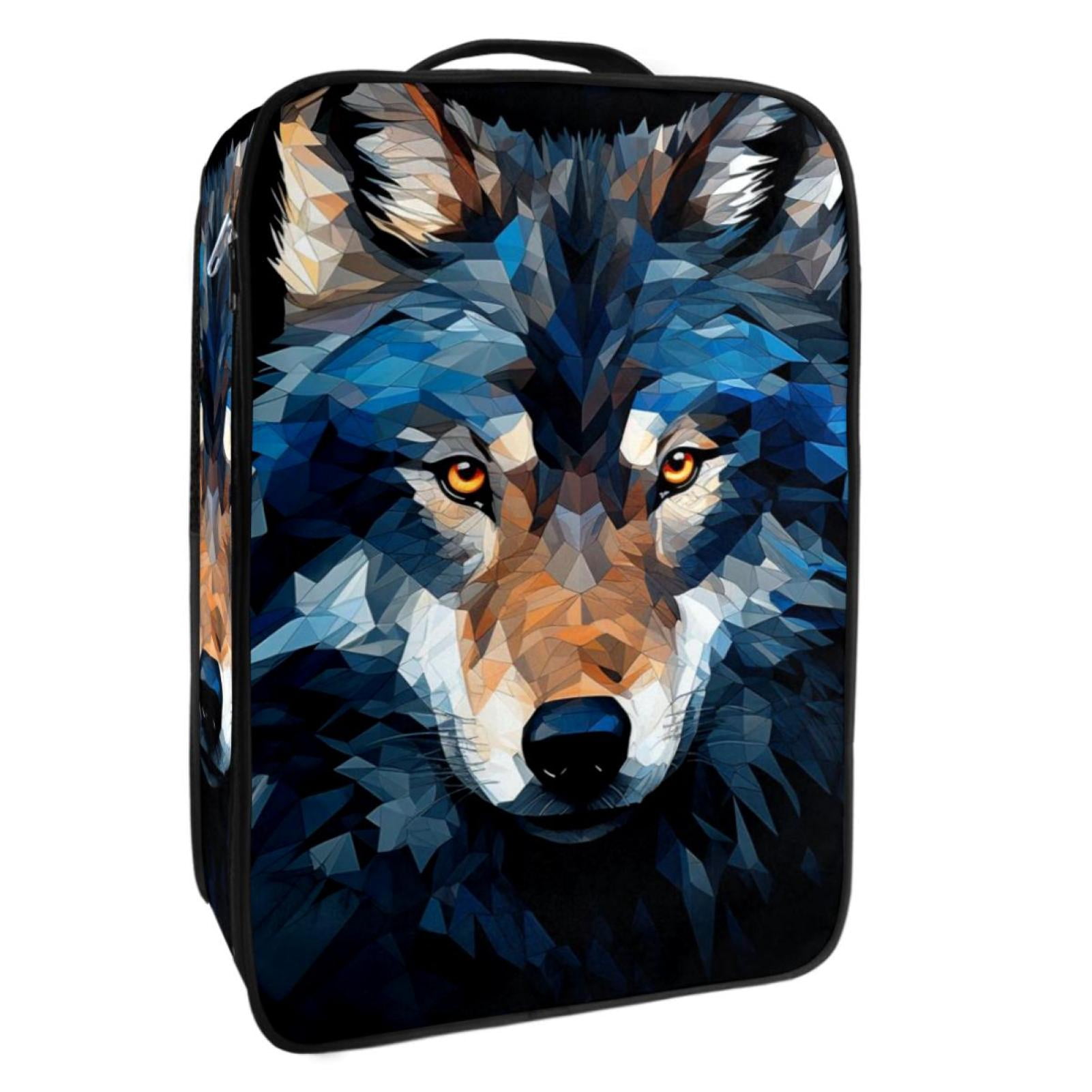 Wolf Polyester Shoe Boxes 23x31cm/9x12in - Shoe Storage Organizers for ...