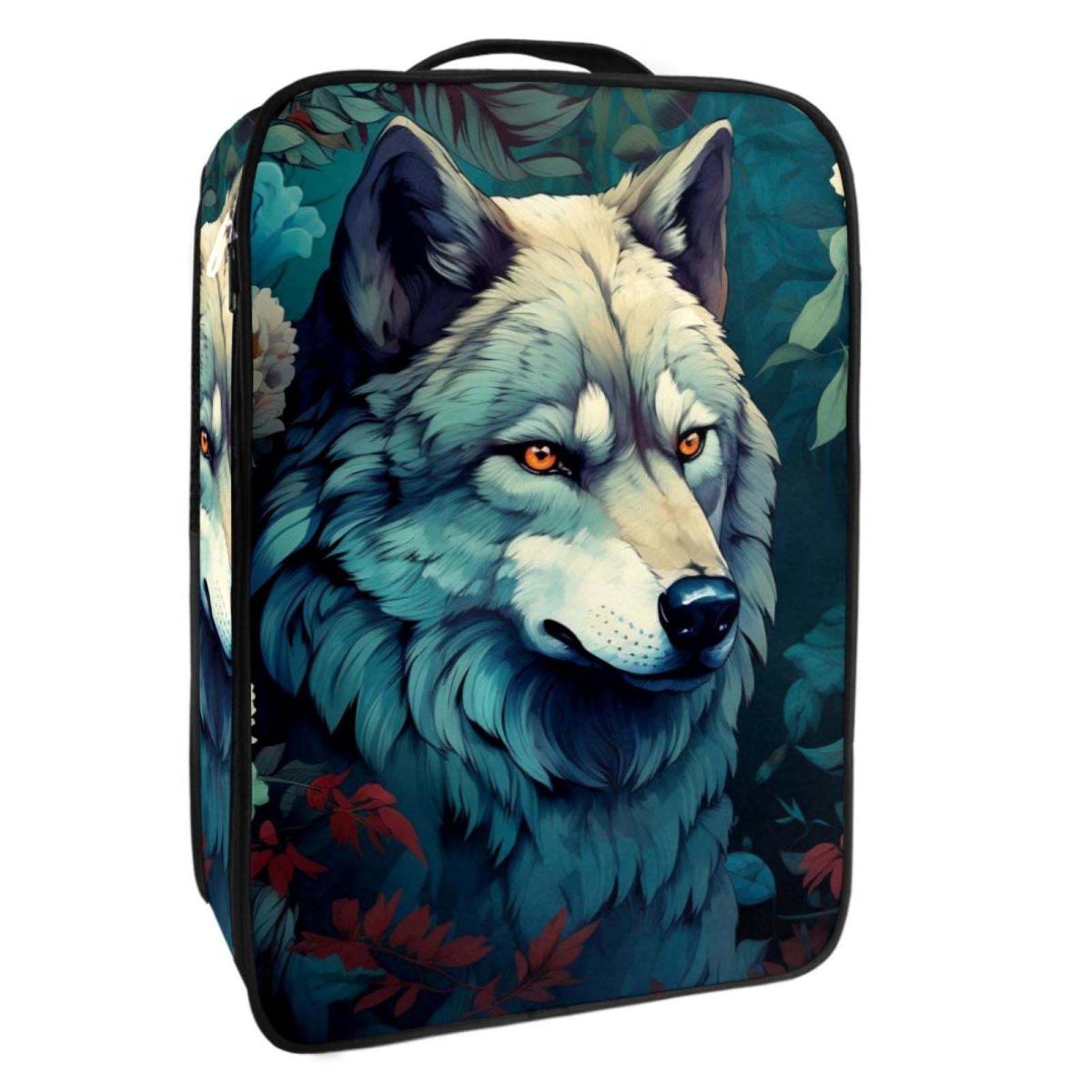 Wolf Polyester Shoe Storage Boxes, 23x31cm/9x12in, Stackable Organizer ...