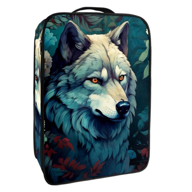 Wolf Polyester Shoe Storage Boxes, 23x31cm/9x12in, Stackable Organizer ...