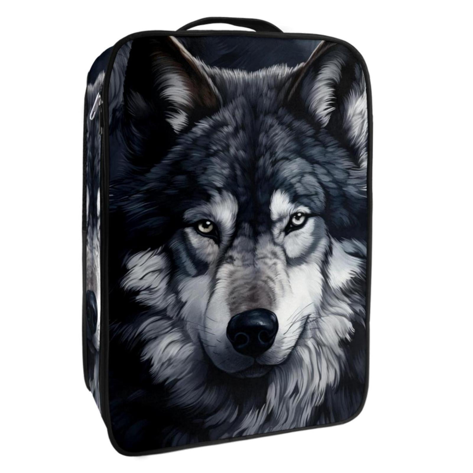 Wolf Polyester Shoe Storage Boxes, 23x31cm/9x12in, Stackable Organizer ...