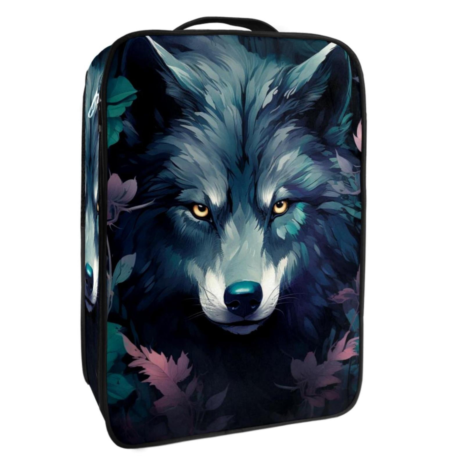 Wolf Polyester Shoe Storage Boxes, 23x31cm/9x12in, Stackable Organizer ...