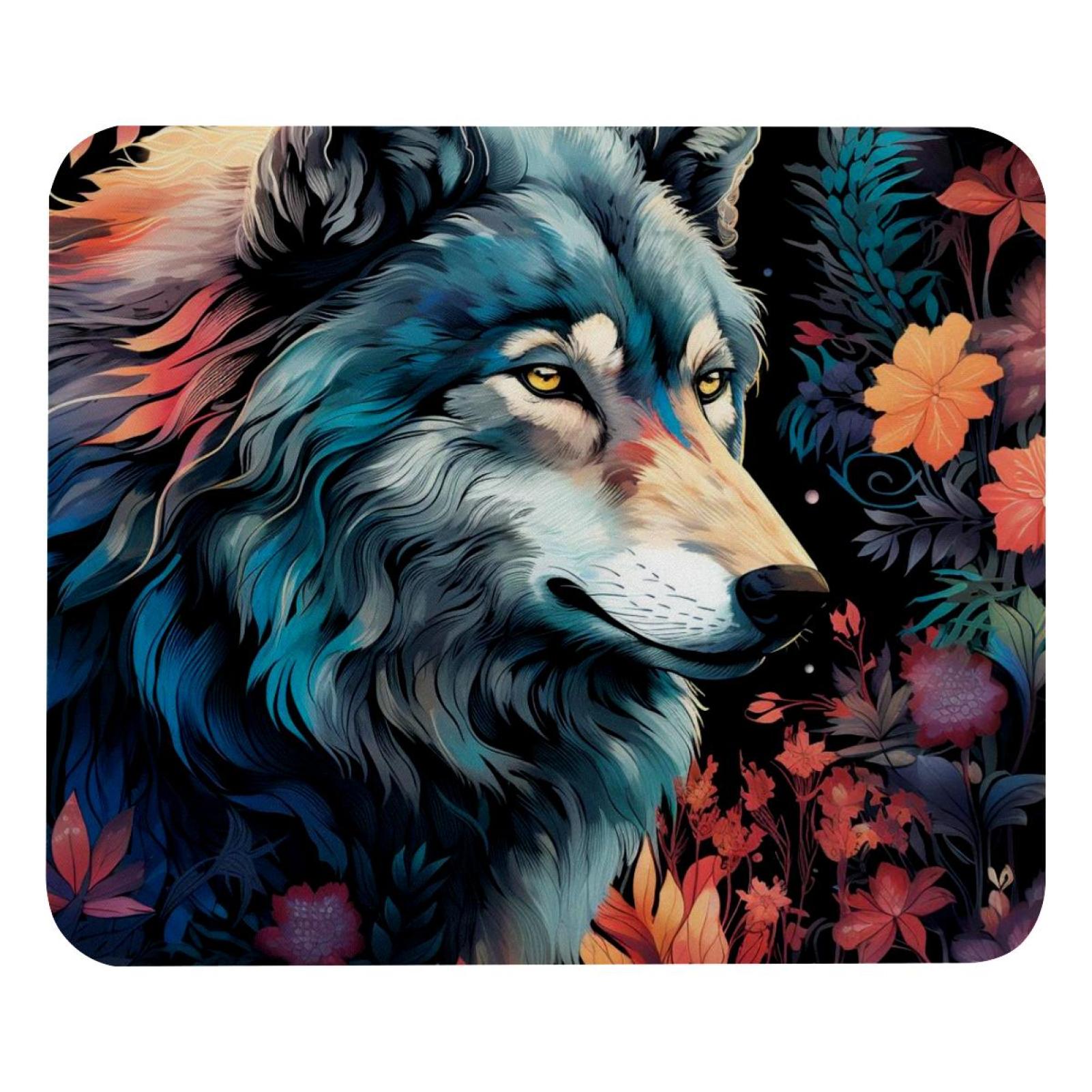 Wolf Prints Mouse Pad - Smooth Surface, Mousepad Thick Padding ...