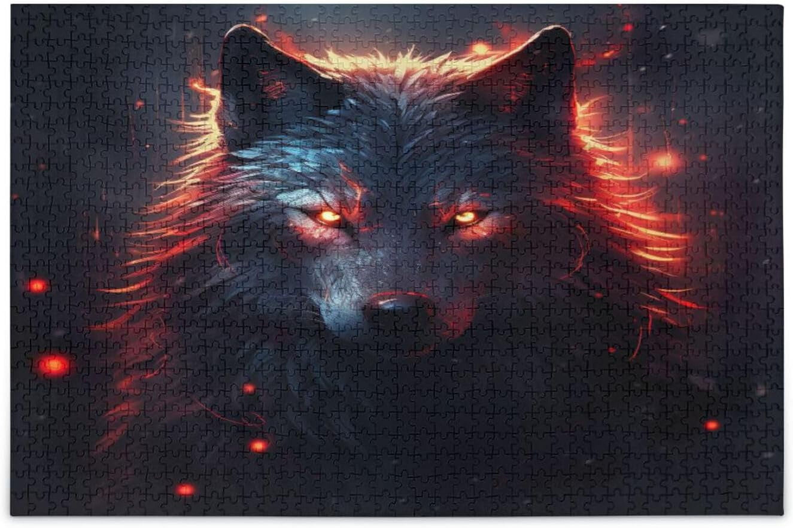 Wolf Puzzles for Adults 500 Pieces, Fun Puzzles for Teens Family ...