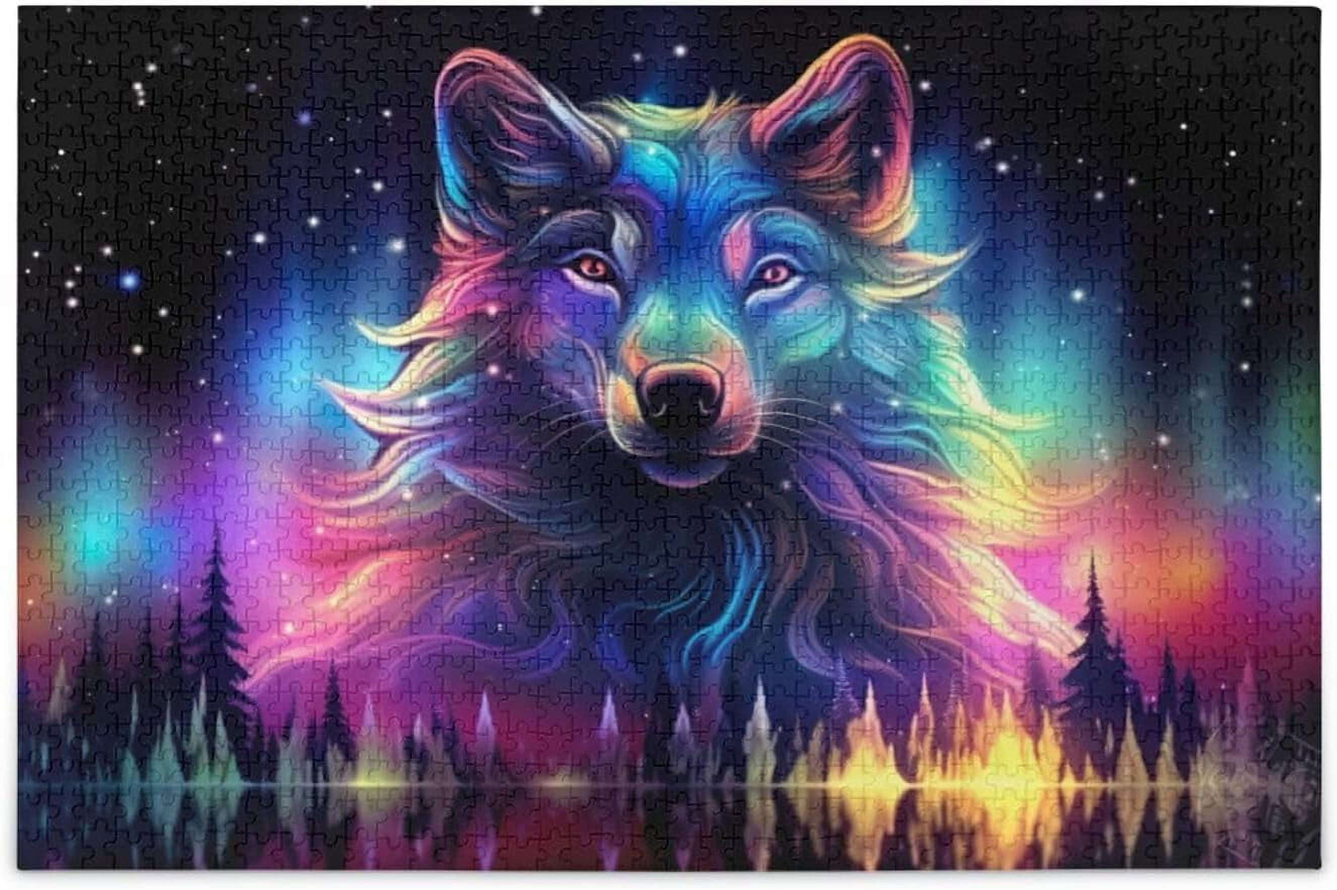 Wolf Puzzles for Adults 500 Pieces, Fun Puzzles for Teens Family ...