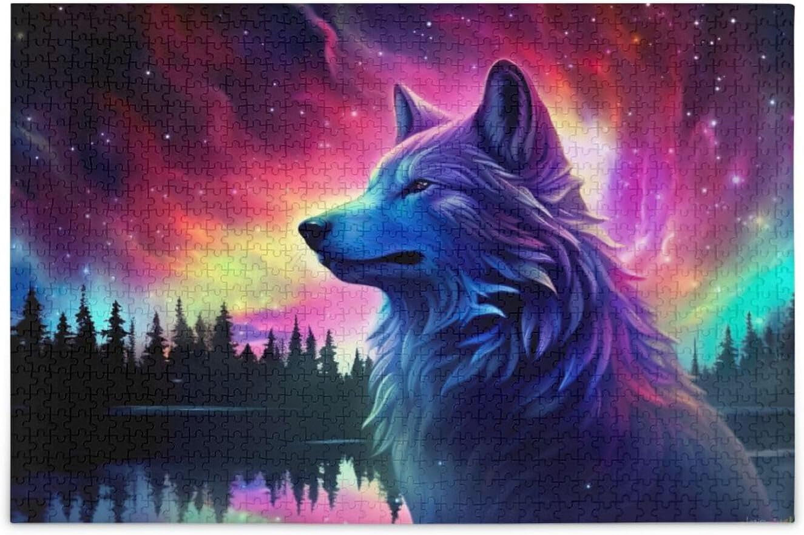 Wolf Puzzles for Adults 500 Pieces, Fun Puzzles for Teens Family ...