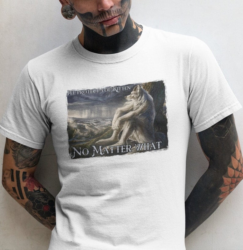 Wolf Ripping Shirt Meme Funny Shirt, Oddly Specific, Literally Me, Gift ...