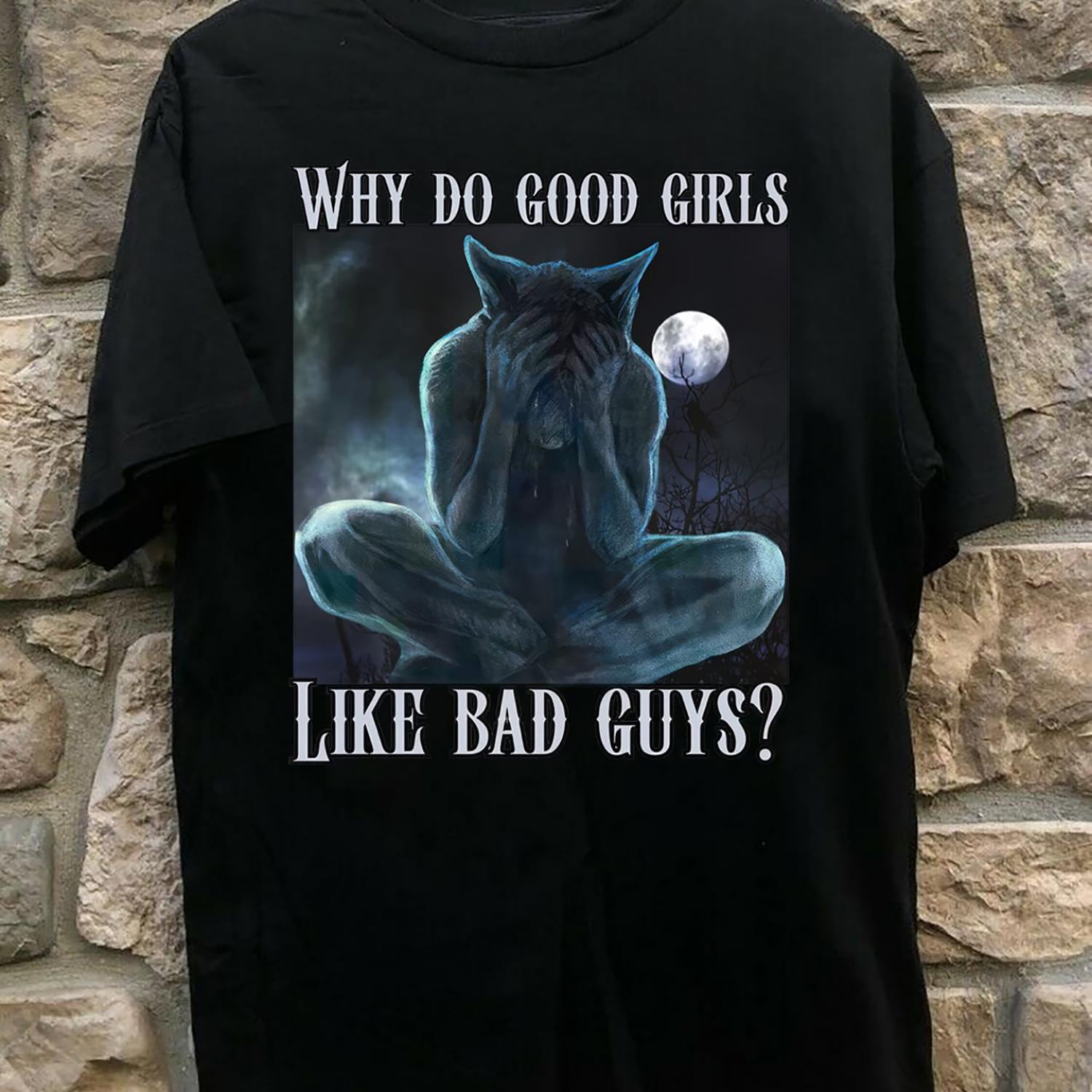 Wolf Ripping Shirt Meme Funny Shirt - Walmart.com