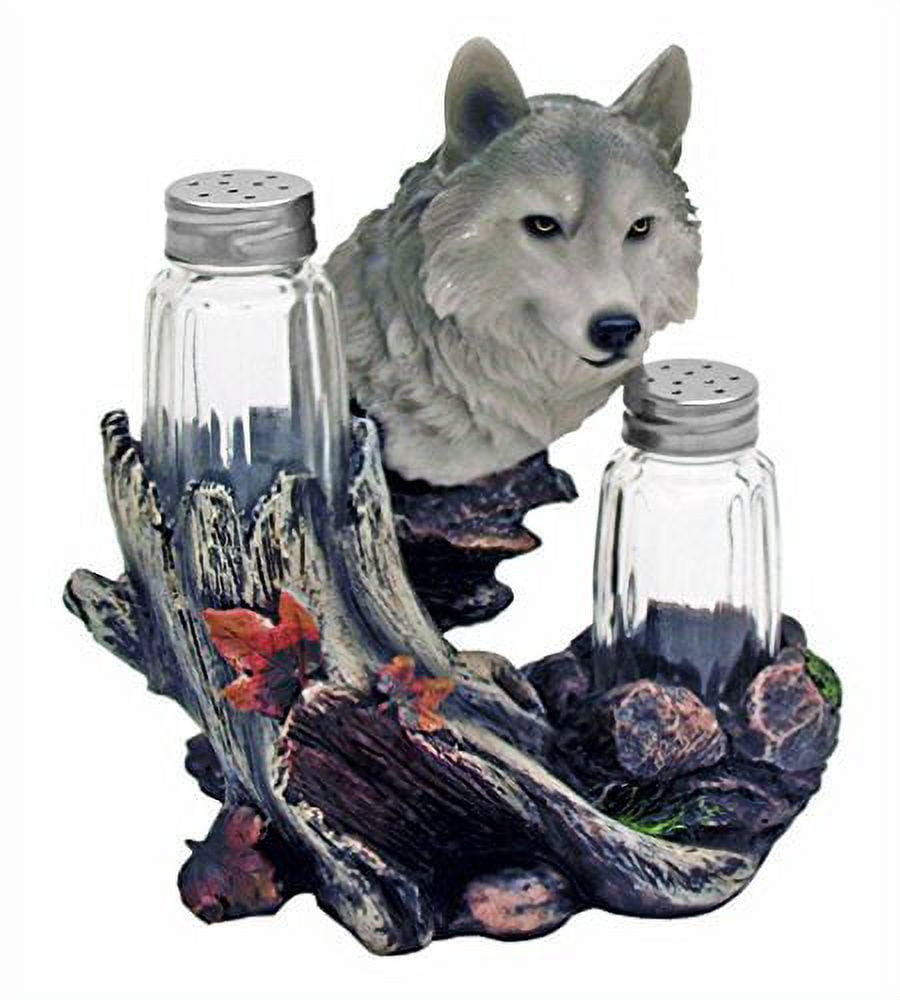 Wolf Seasons Salt & Pepper Shakers by DWK - Walmart.com