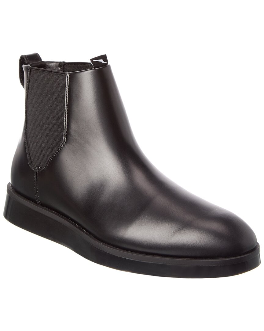 Wolf & Shepherd Closer Leather Chelsea Boot, 11, Black - Walmart.com