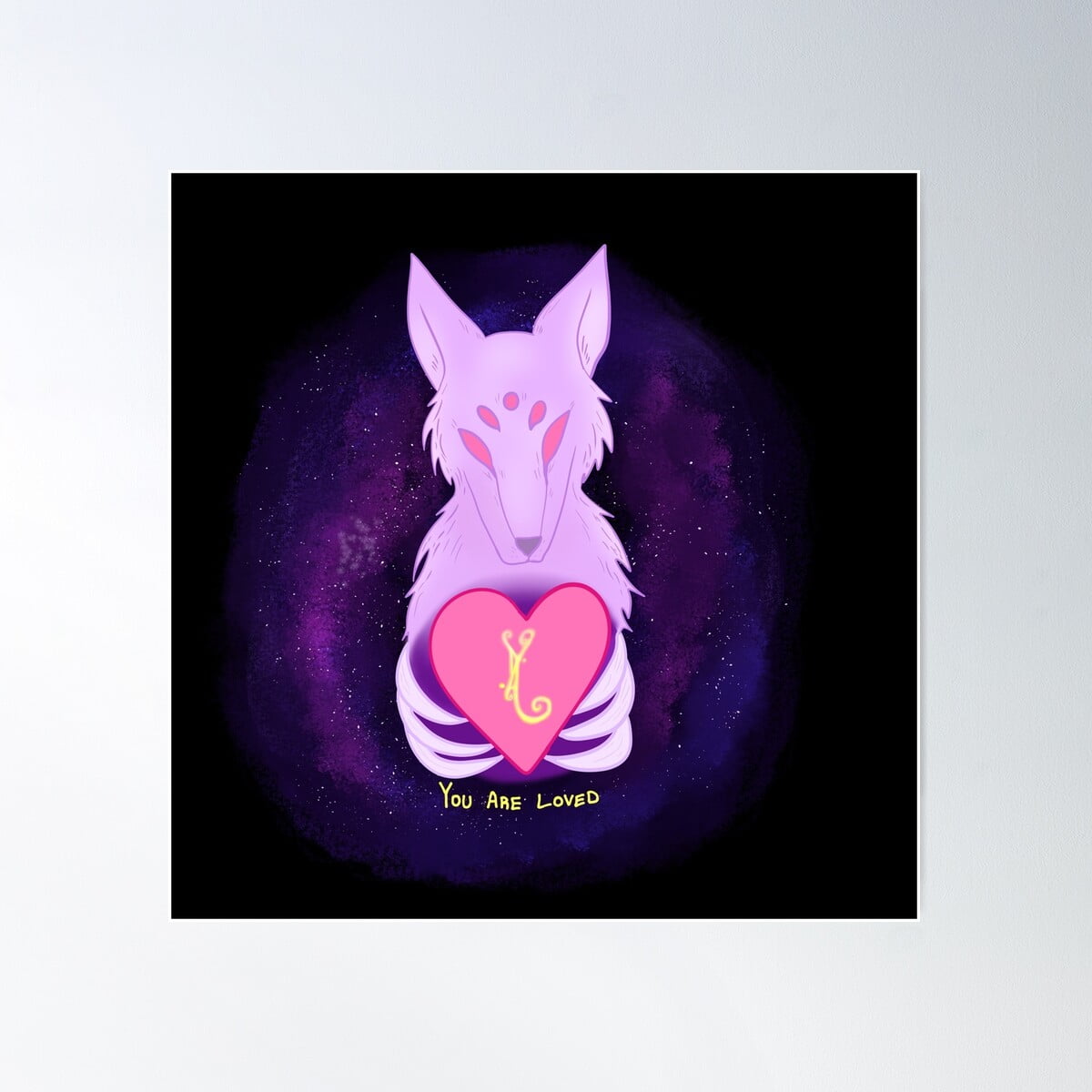 Wolf Sigil Poster Wall Art, Modern Wall Decor For Living Room Bedroom ...