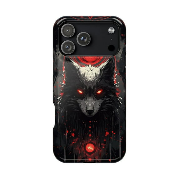 Wolf Spirit Tribal Dark Kitsune Fantasy Wild Artwork Case with iPhone ...