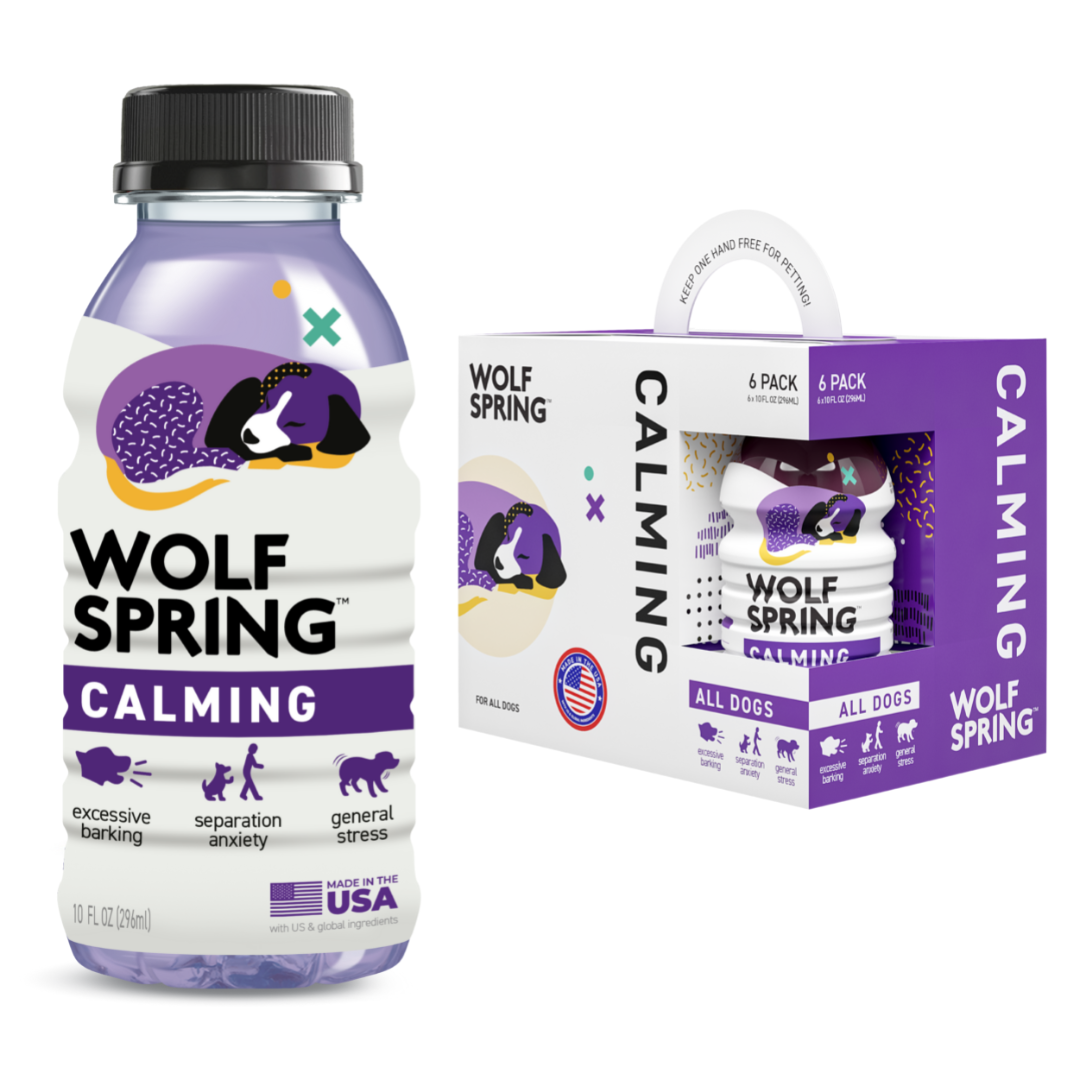 Wolf Spring Calming Drink For Dogs | 6-Pack - Walmart.com