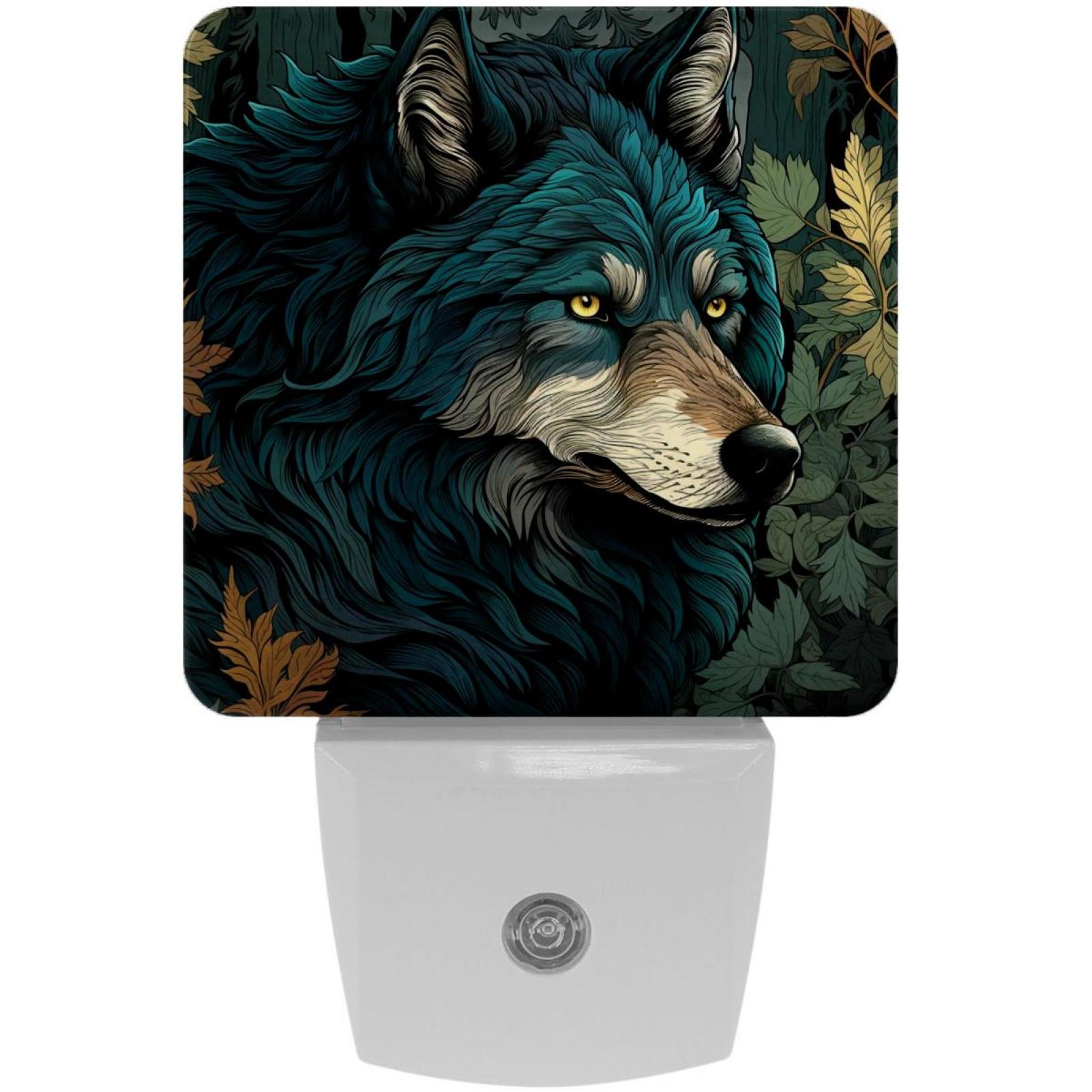 Wolf Square LED Night Lights - Small, Portable Lighting for Any Room ...