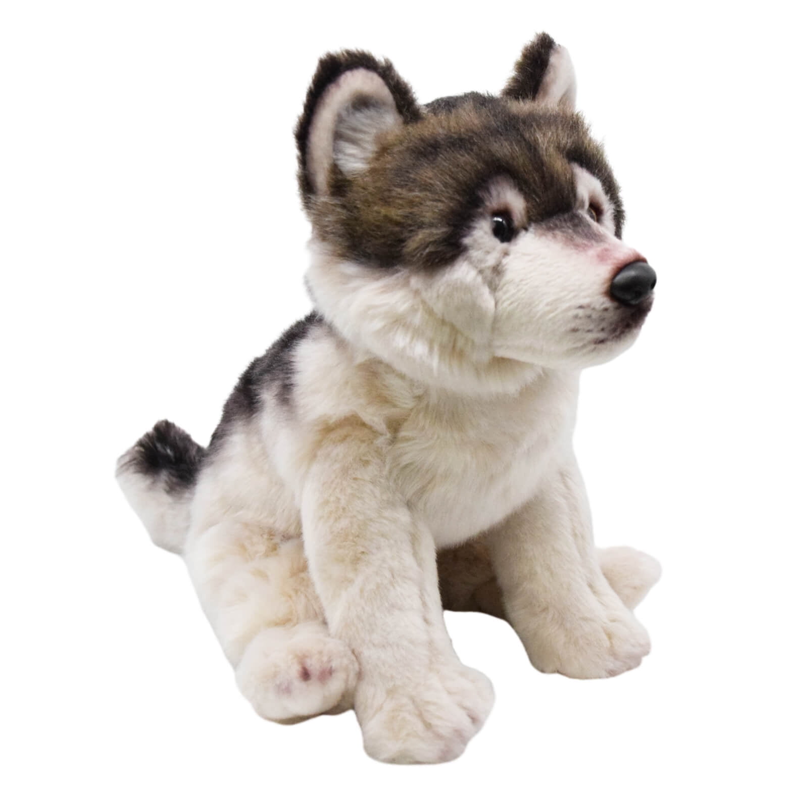 Wolf Stuffed Animal Plush Toy, Lifelike Animal Plushies, Birthday Gift ...
