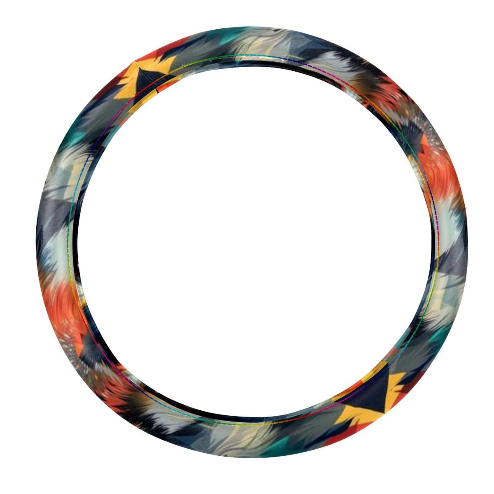 Wolf Stylish PVC Leather Car Wheel Cover - 14.5 Inches, Easy ...