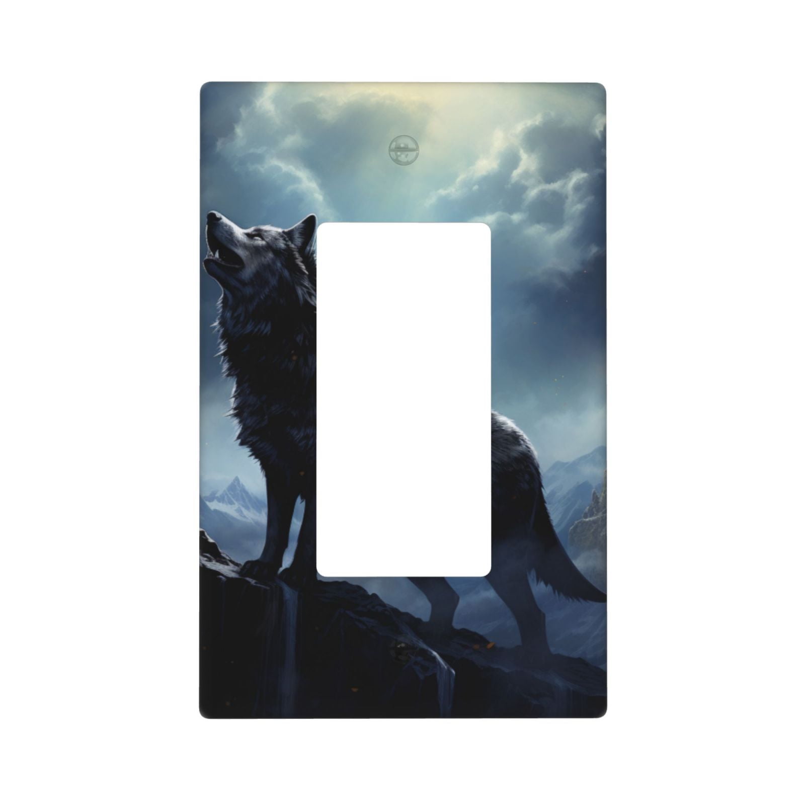 Wolf Switch Cover Decorative Wall Plate / 1-Gang / Standard Size ...