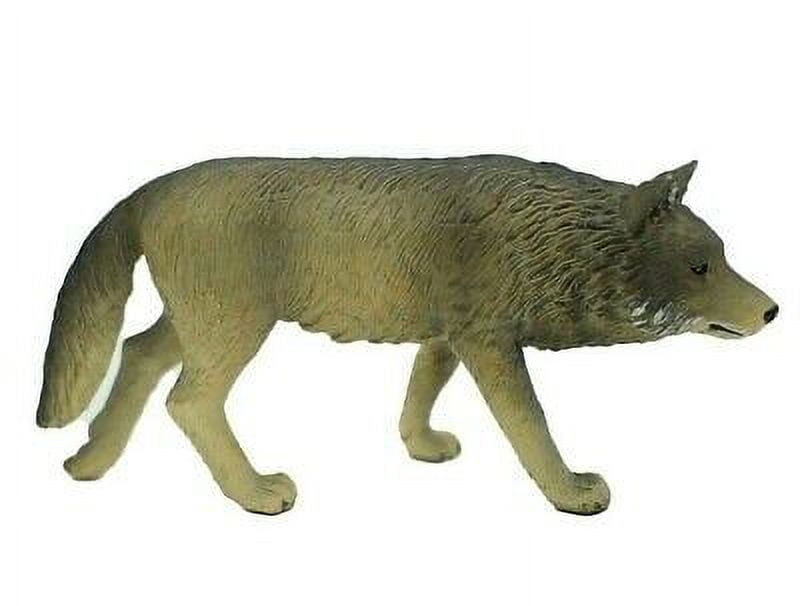 Wolf Timber Realistic Small Toy Model Plastic Replica Forest Animal ...