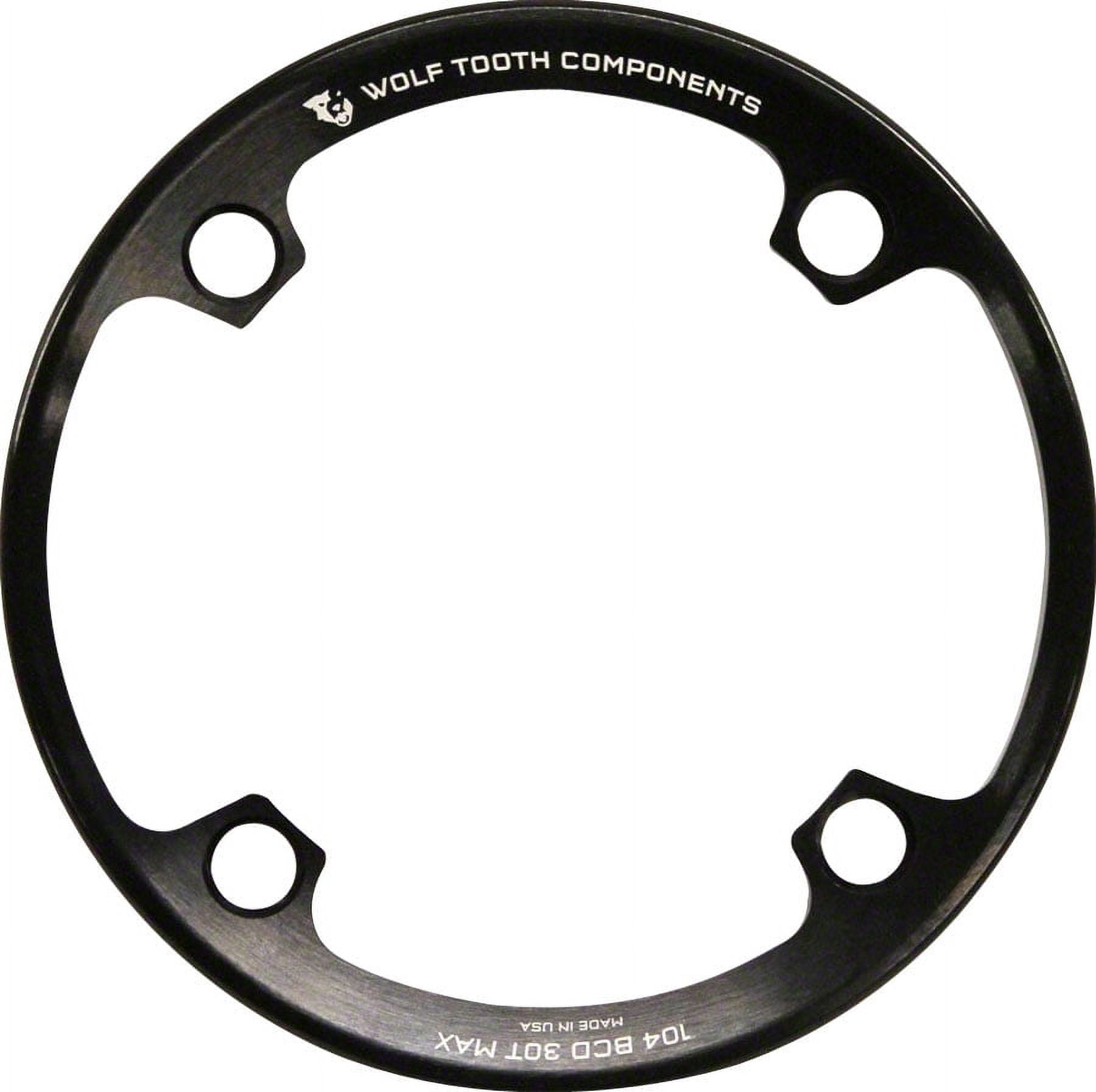 Wolf Tooth Bash Guard fits 26T - 30T Chainrings for 104mm BCD 4 Bolt ...