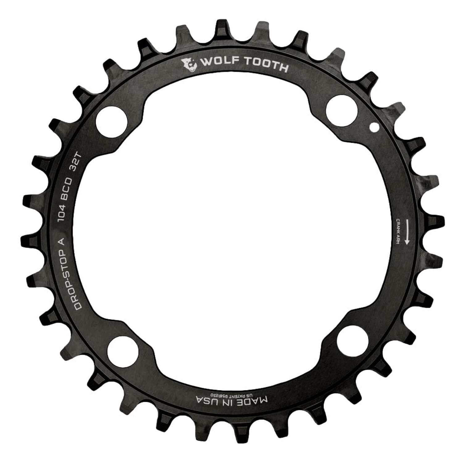 Wolf Tooth Components 104 BCD Chainring - 36t 104 BCD 4-Bolt - Walmart.com
