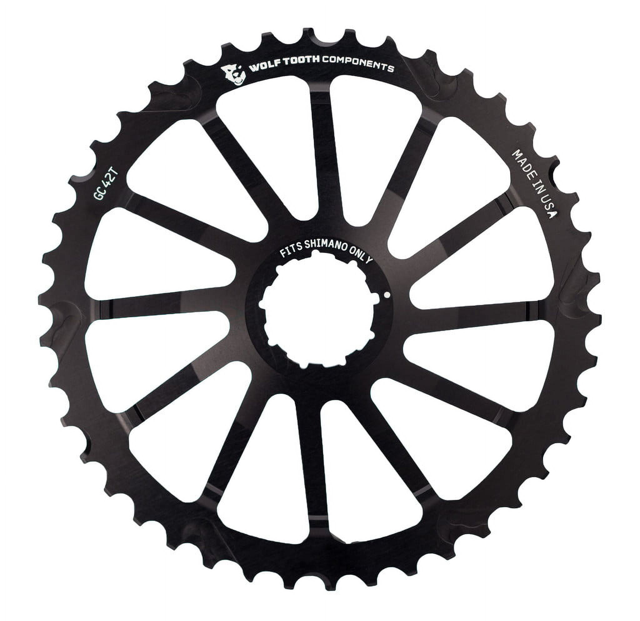 Wolf Tooth Components 42T GC cog for Shimano 11-36 10-speed Cassettes ...