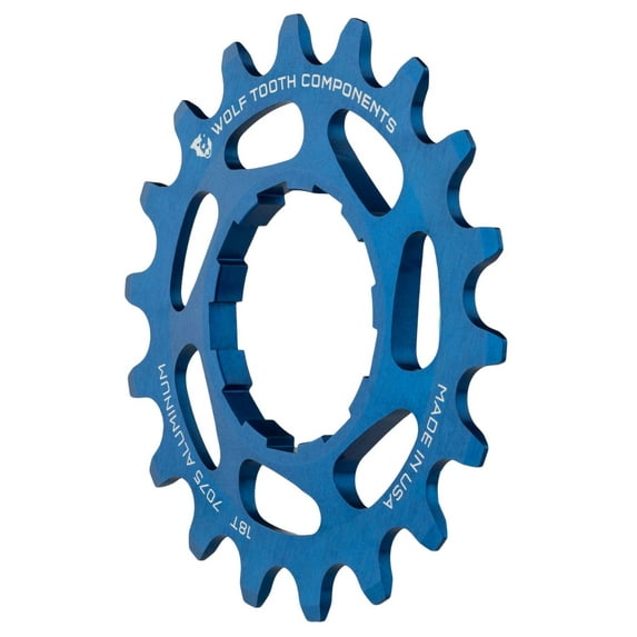 Wolf Tooth Single Speed Aluminum Cog: 20T, Compatible with 3/32" Chains ...