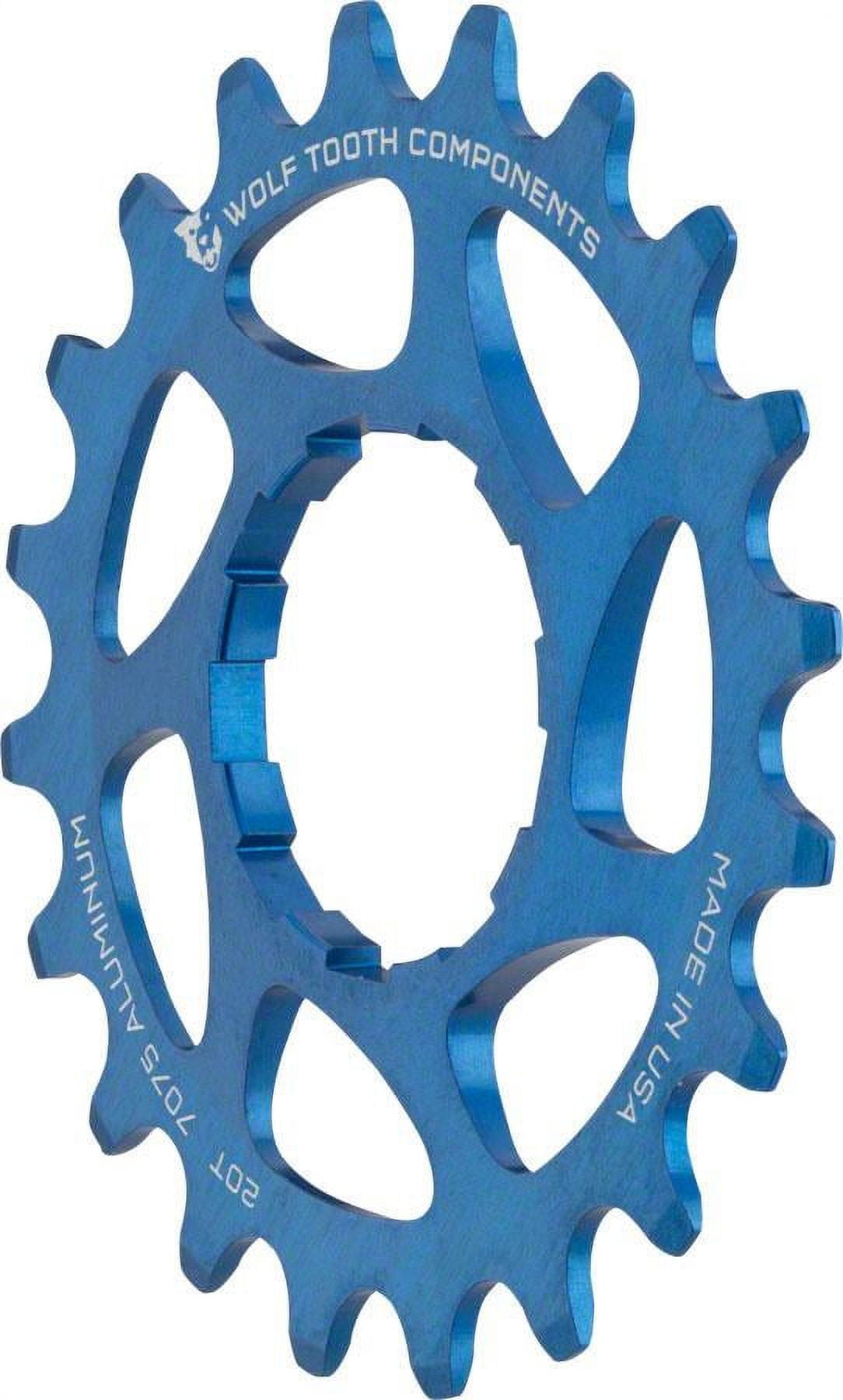 Wolf Tooth Components Single Speed Aluminum Cog: 20T, Compatible with 3 ...