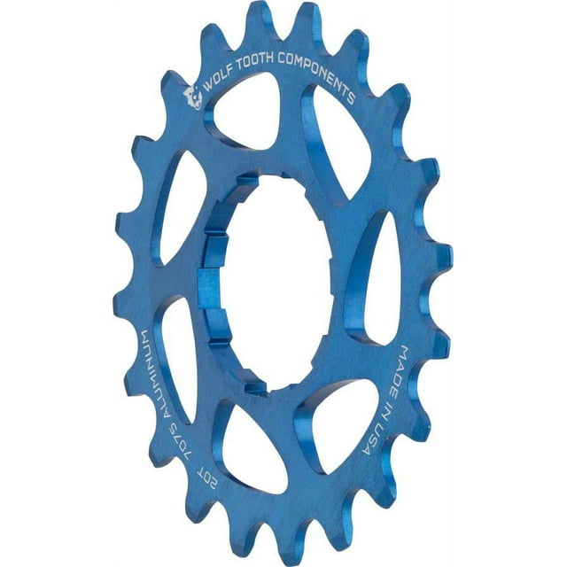 Wolf Tooth Components Single Speed Aluminum Cog: 20T, Compatible with 3 ...