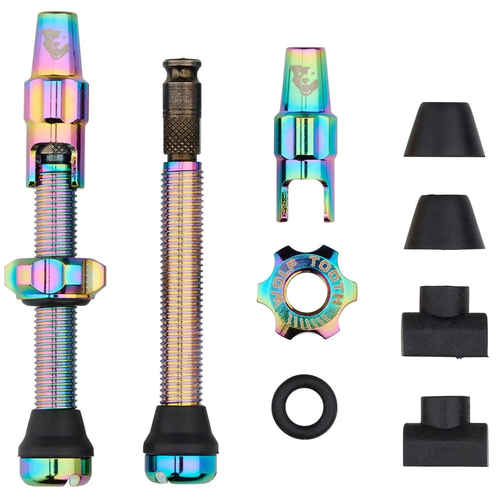 Wolf Tooth Components Tubeless Valve Stem Kit, Clik Valve, 44mm, Oil ...
