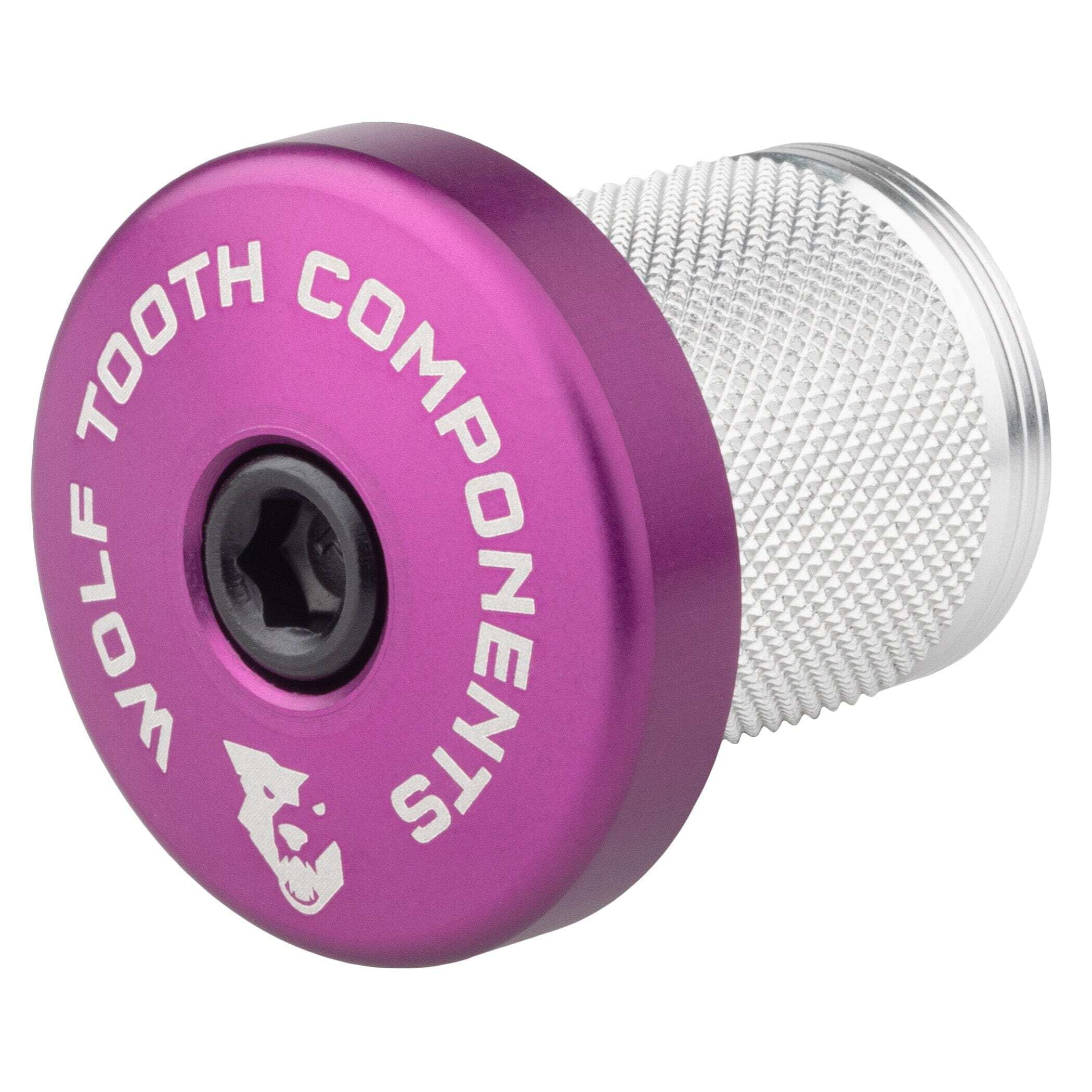 Wolf Tooth Compression Plug with Integrated Spacer Stem Cap, Purple ...