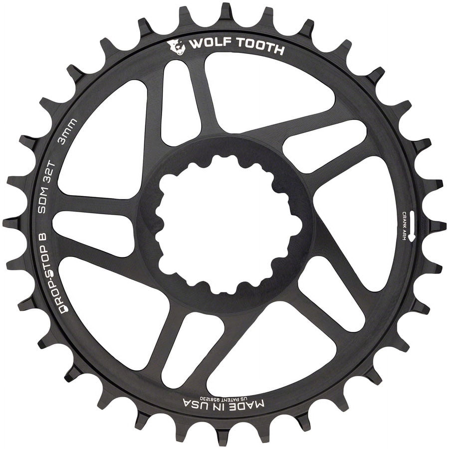 Wolf Tooth Direct Mount Chainring - 36t, SRAM Direct Mount, Drop-Stop B ...