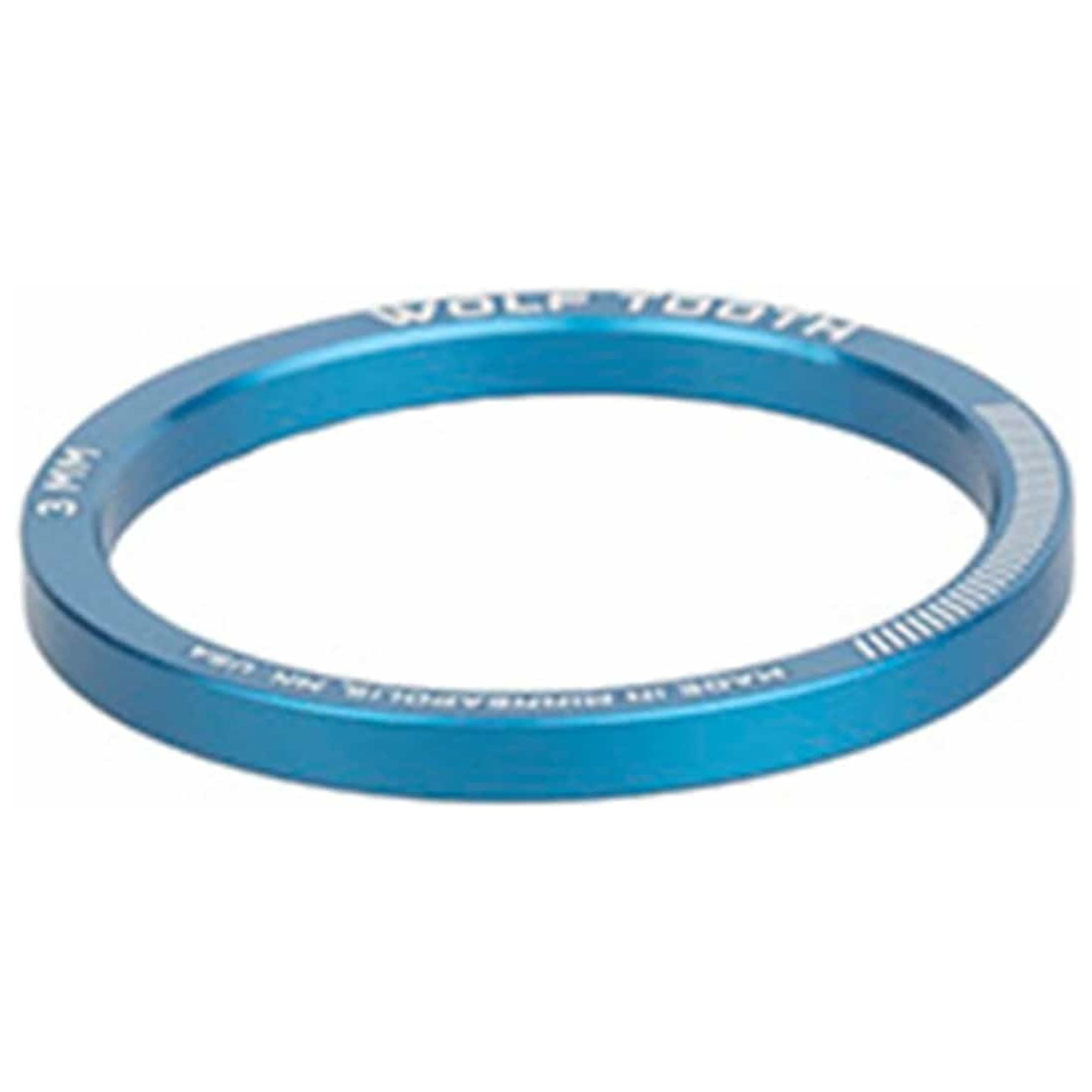 Wolf Tooth Precision Headset Spacers - 1 1/8 steerer, 3mm, 2g, Blue ...