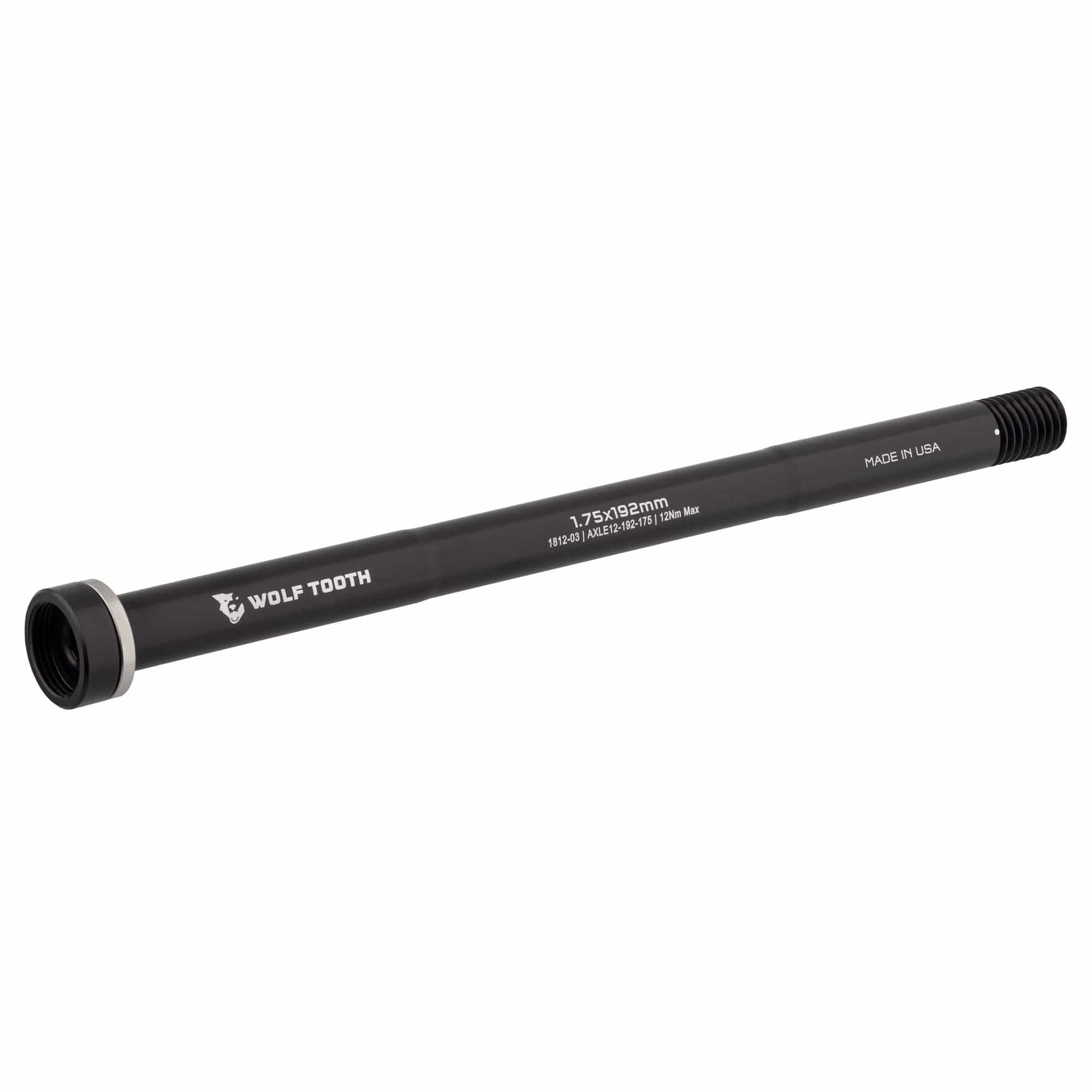 Wolf Tooth Rear Thru Axle 1.75 x 192mm Bicycle Through Axle 12mm ...