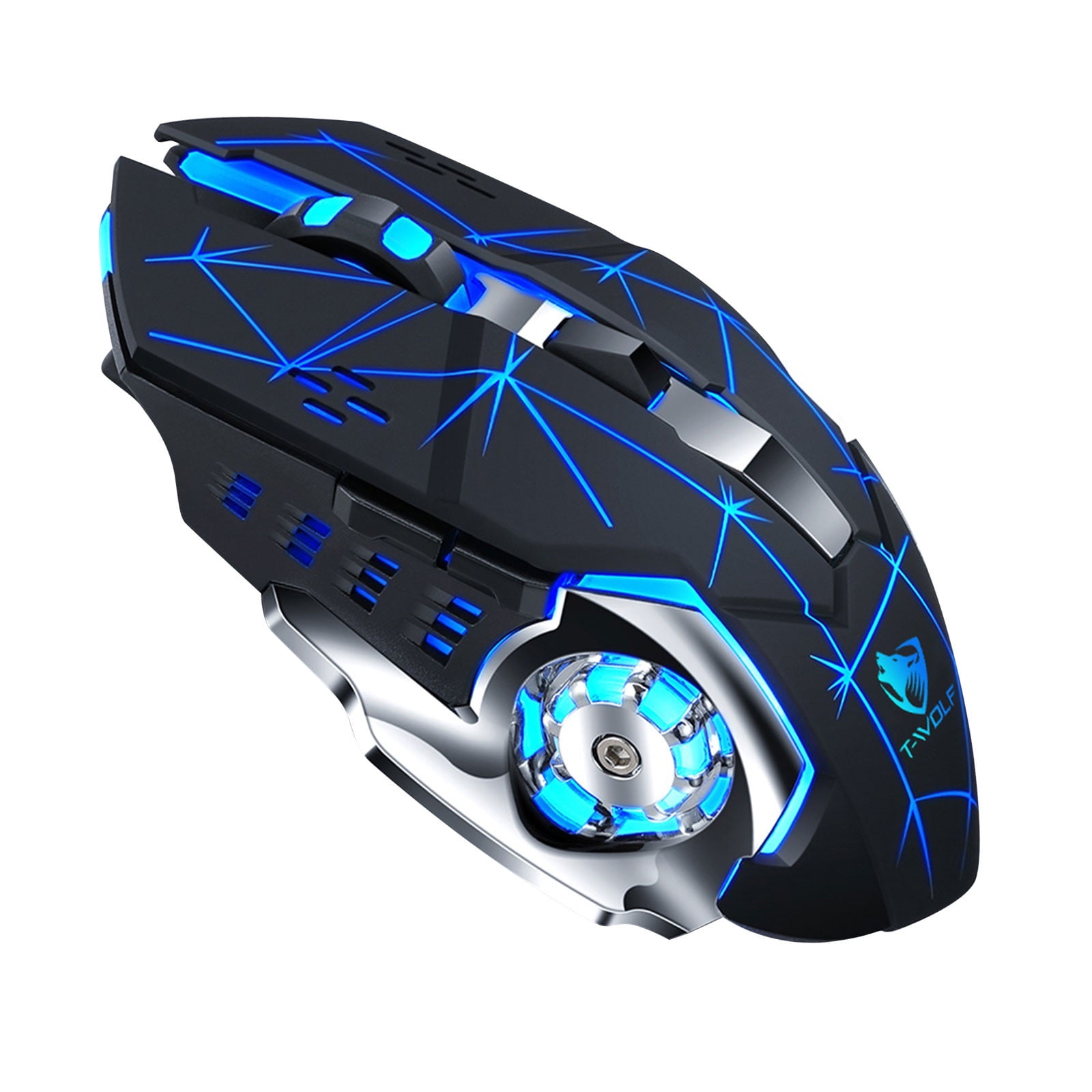 Wolf V6 Wired Gaming Mouse,Mechanical Key Switches,Macro Programming ...
