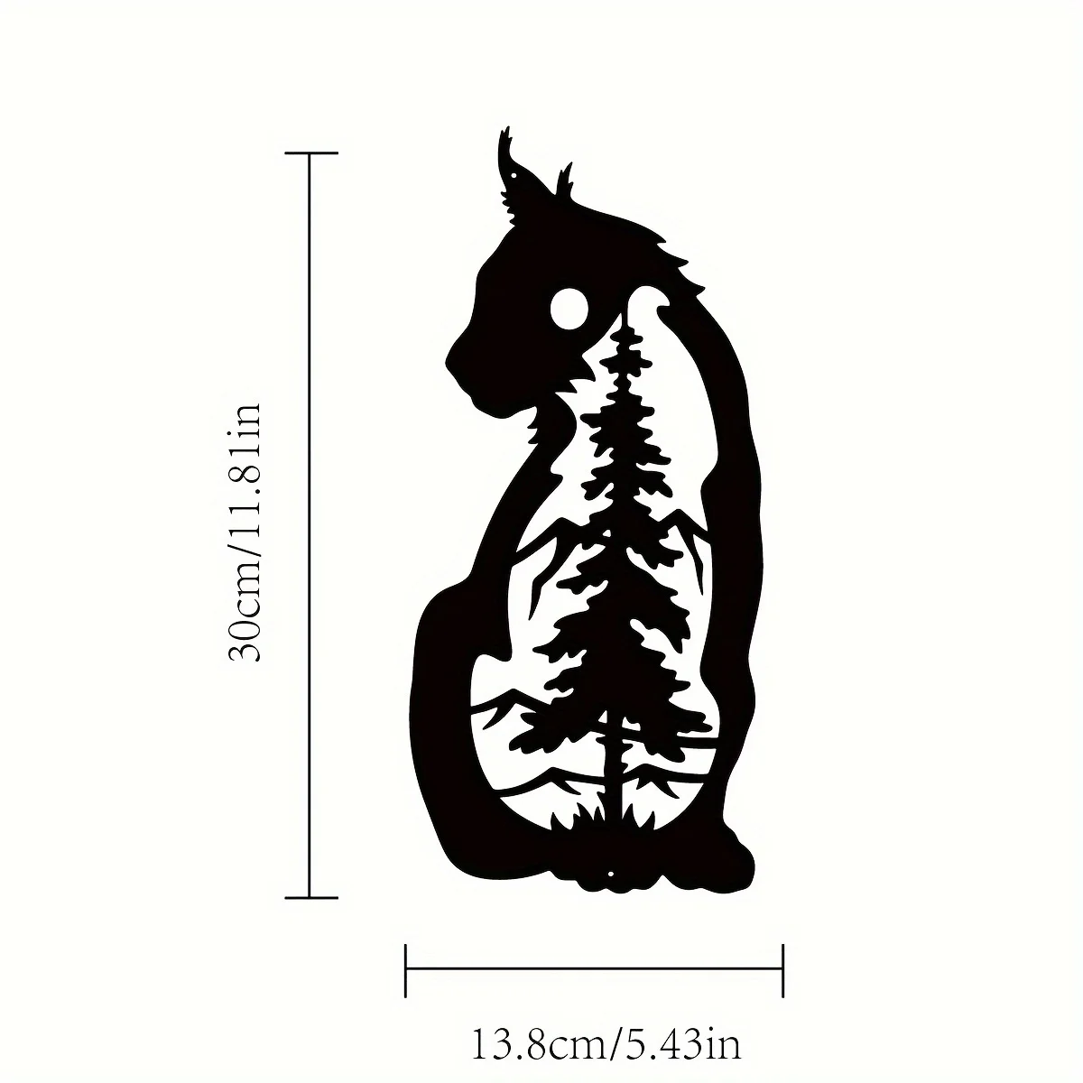 Wolf Wall Decor, Wolf Hobbie Wall Hanging, Wolf Monogram Metal Sign Art ...