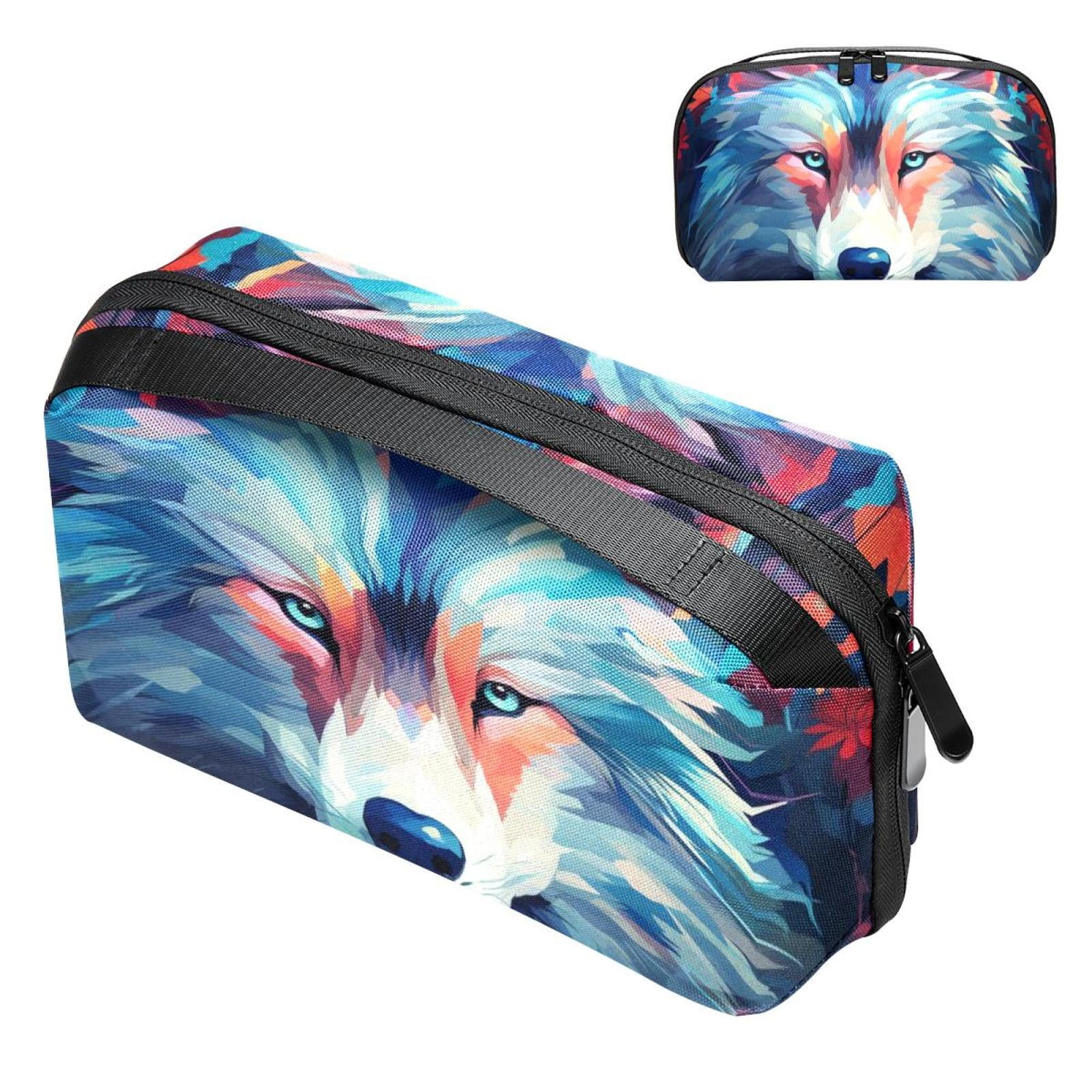 Wolf Waterproof Oxford Cloth Charger Pouch Storage Box PC Case Cable ...