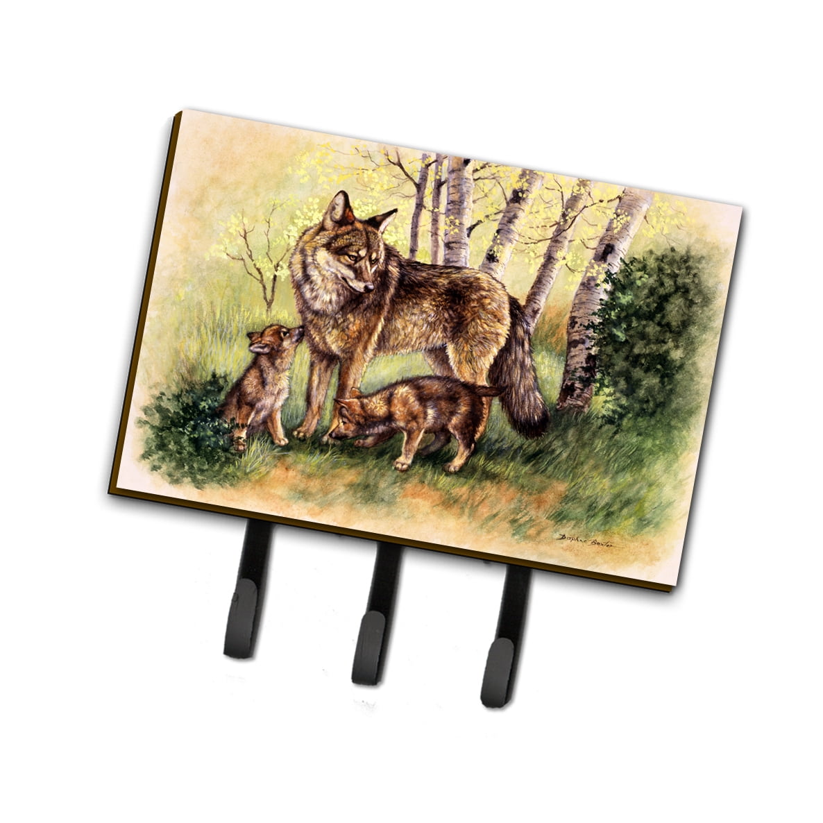 Wolf Wolves by Daphne Baxter Leash or Key Holder - Walmart.com