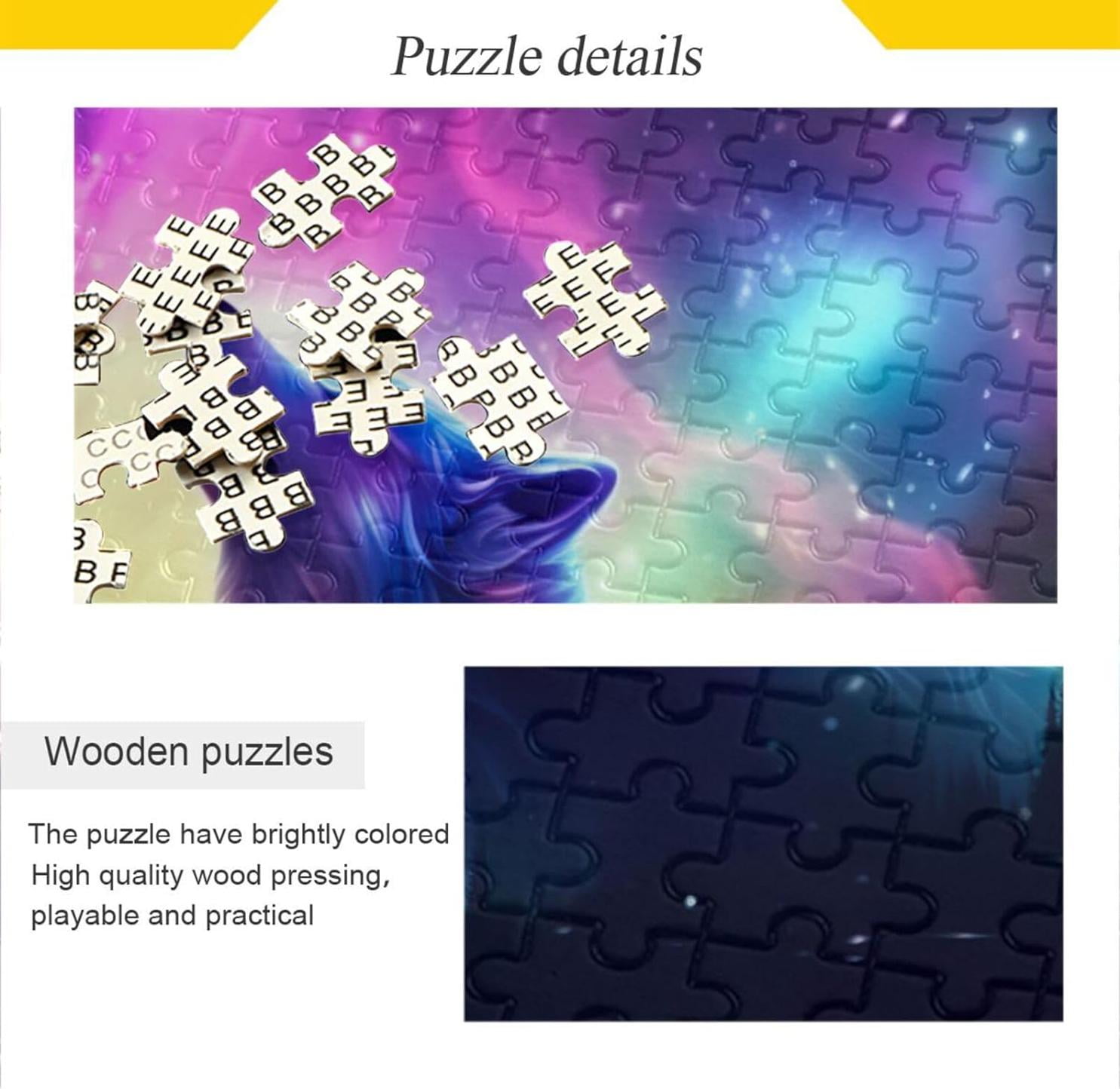 Wolf Wooden Jigsaw Puzzles, Intellectual Entertainment Educational ...