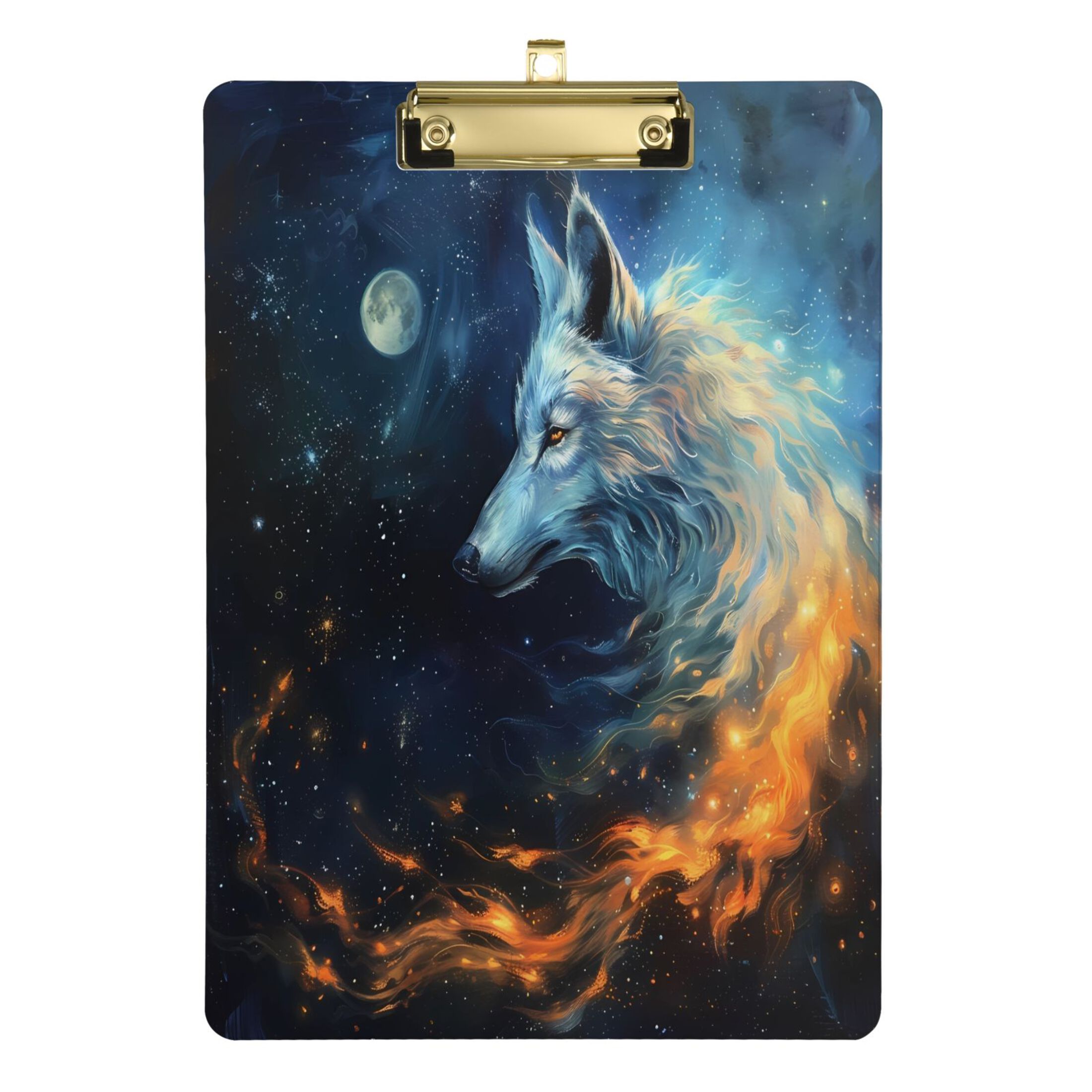 Wolf and Starry Sky Acrylic Clipboards A4 Standard Letter Size ...
