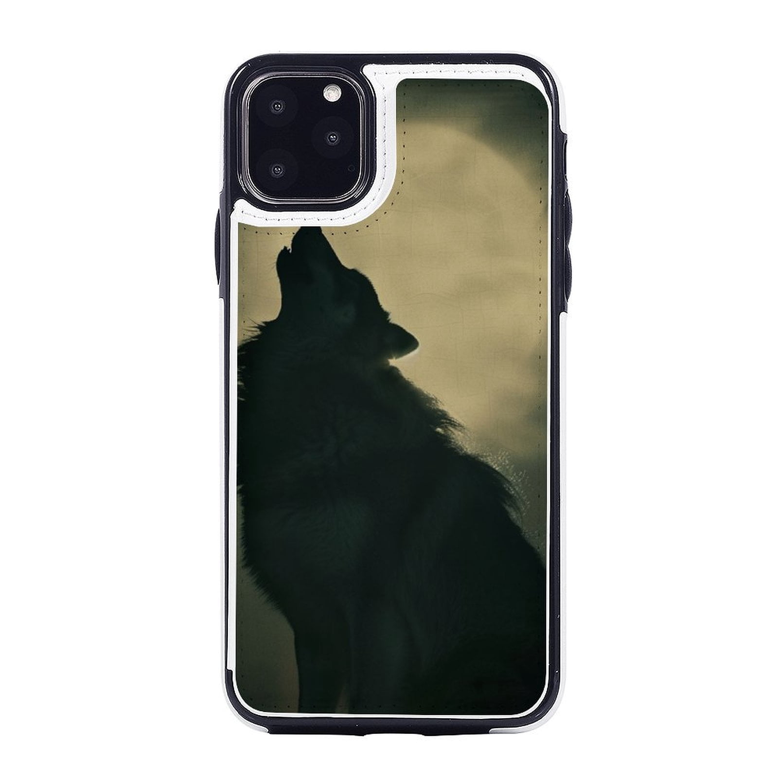 Wolf in The Dark Wind Leather Wallet Case for iPhone 16 15 14 13 12 11 ...