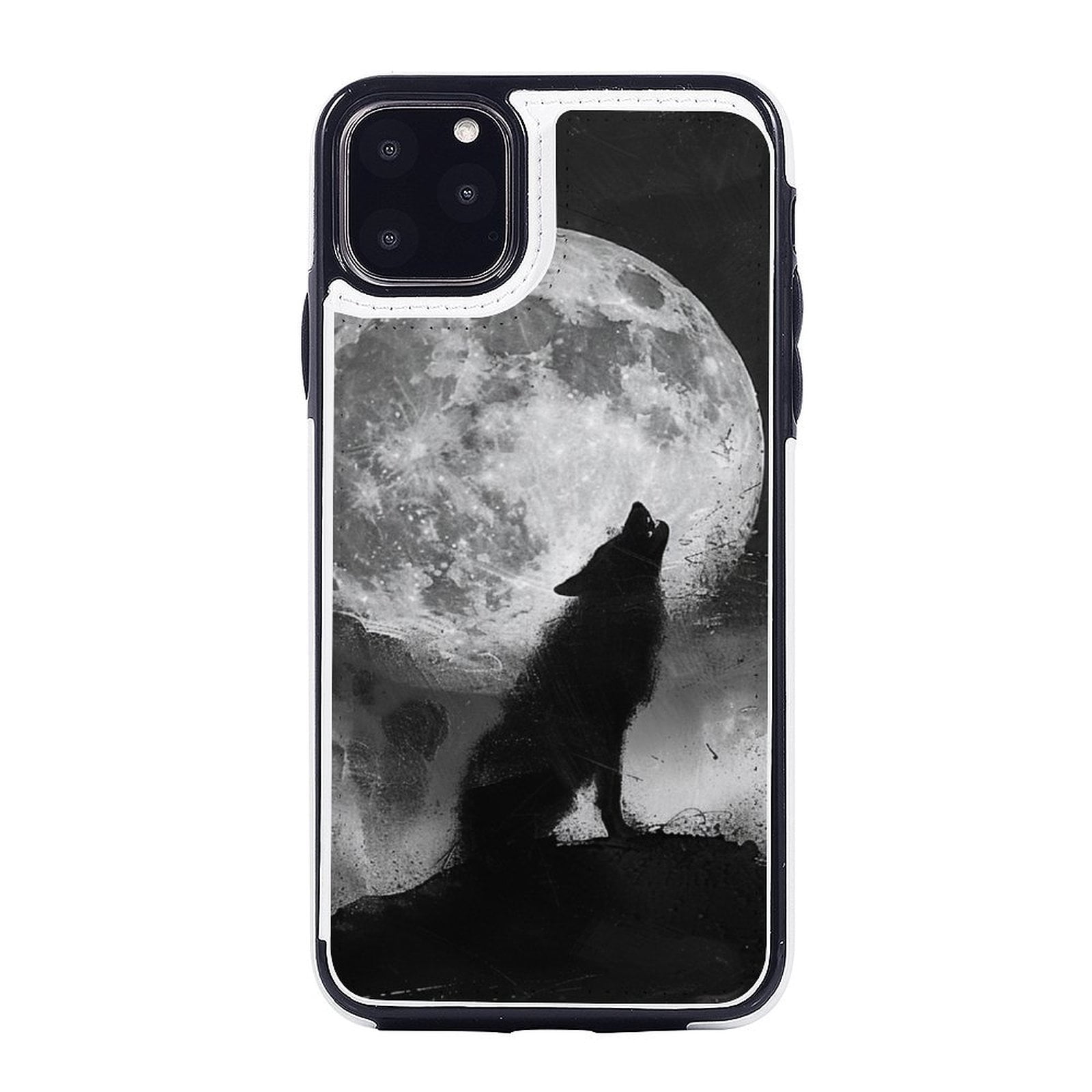 Wolf in The Dark Wind Leather Wallet Case for iPhone 16 15 14 13 12 11 ...